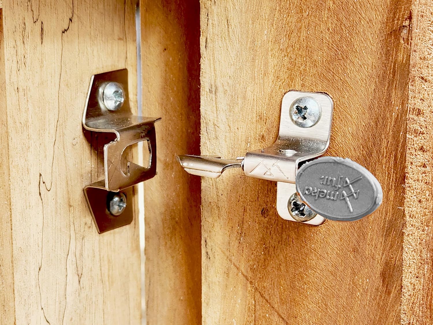 AUTOLATCH Pack of 4, Semi Automatic Window Lock, Full Stainless Steel ...