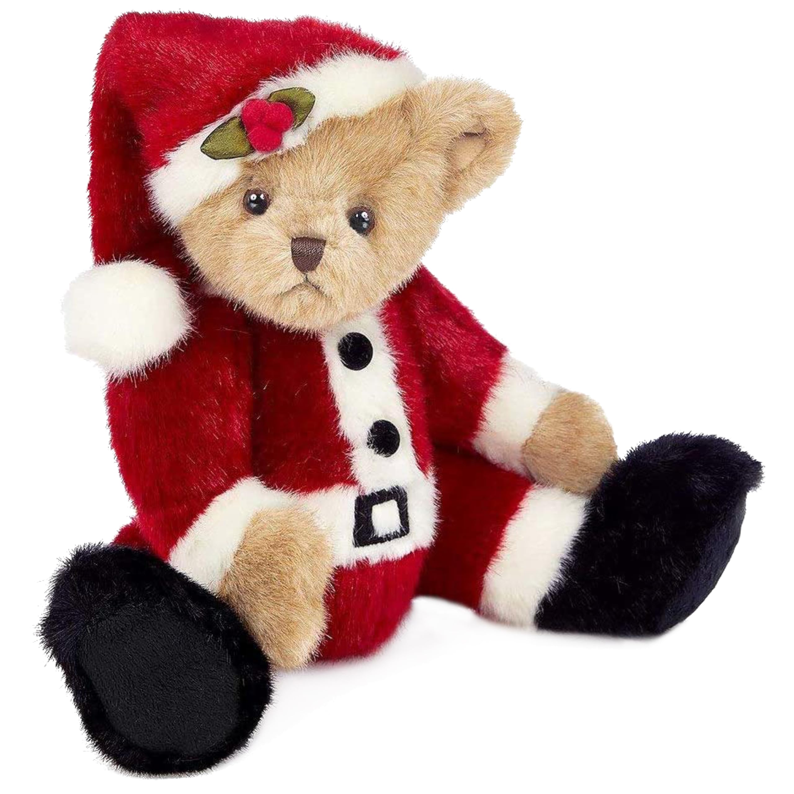 Amazon.com: Bearington Papa Santa Bear, 14 Inch Stuffed Santa Bear ...
