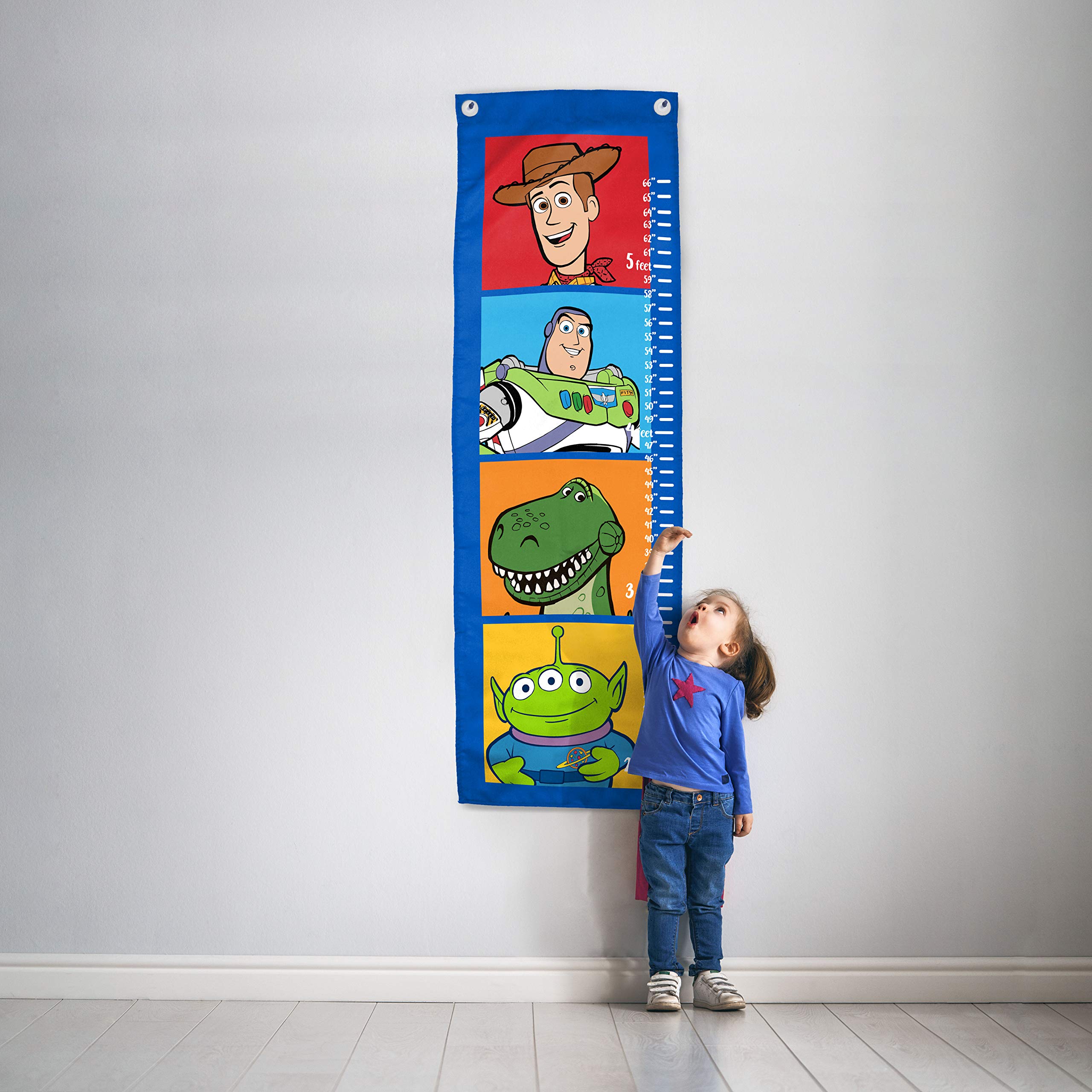 Jay Franco Disney Pixar Toy Story Toys Stacked Growth Chart – Kids ...
