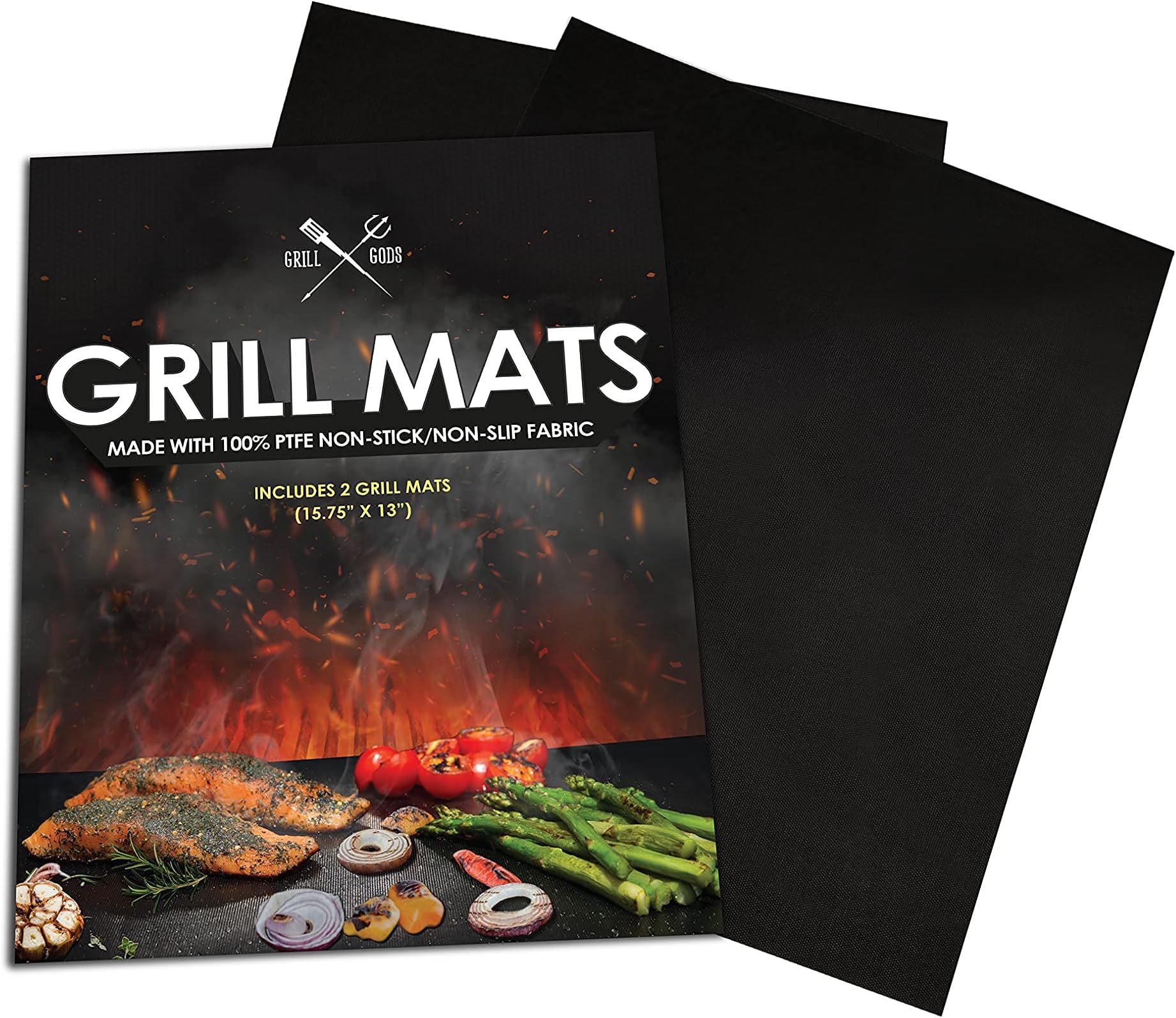Amazon.com: Grill Gods Grill Mat - Premium BBQ Grill Mats - Non Stick ...