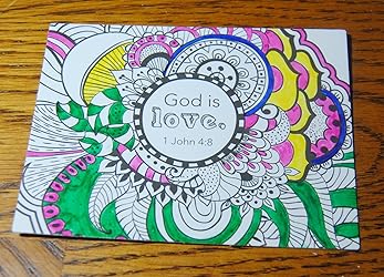 Amazon.com: Colorful Blessings: Cards to Color and Share - Colorful ...