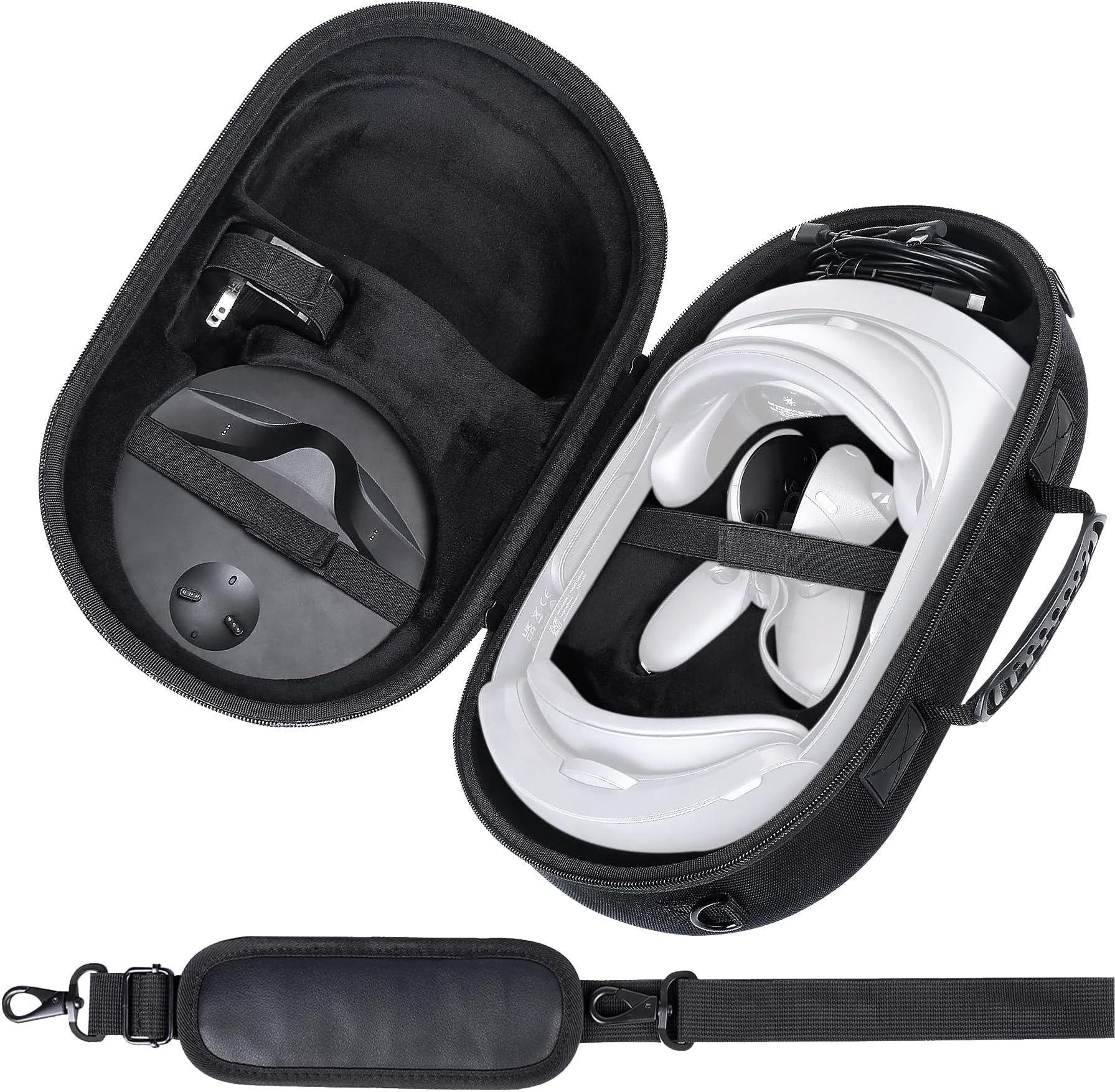 Amazon.com: BOSSTIN Carrying Case for Oculus Meta Quest 2 3 Vision Pro ...