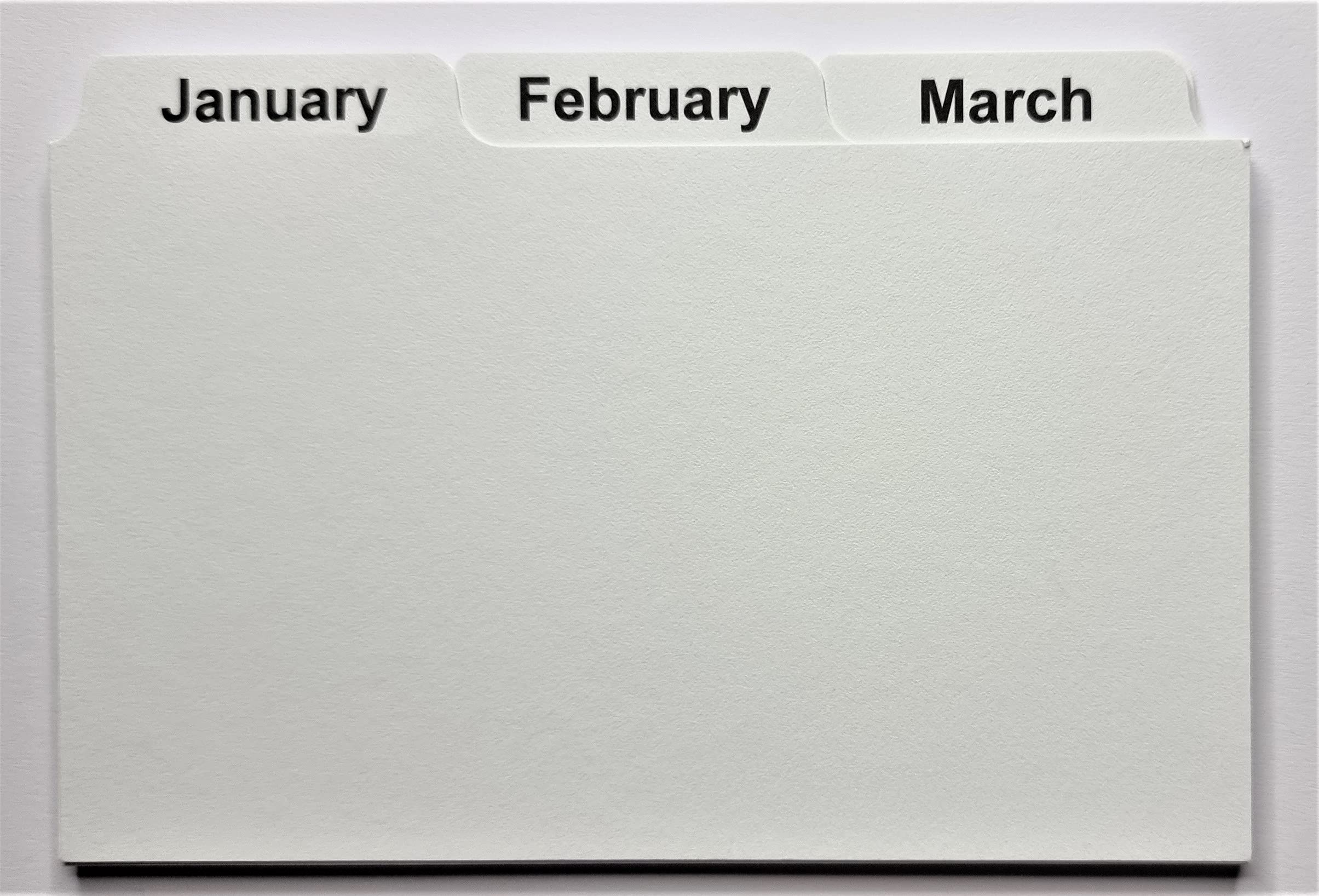 January-December Monthly Jan-Dec Index Cards 8x5 6x4 5x3 January to ...