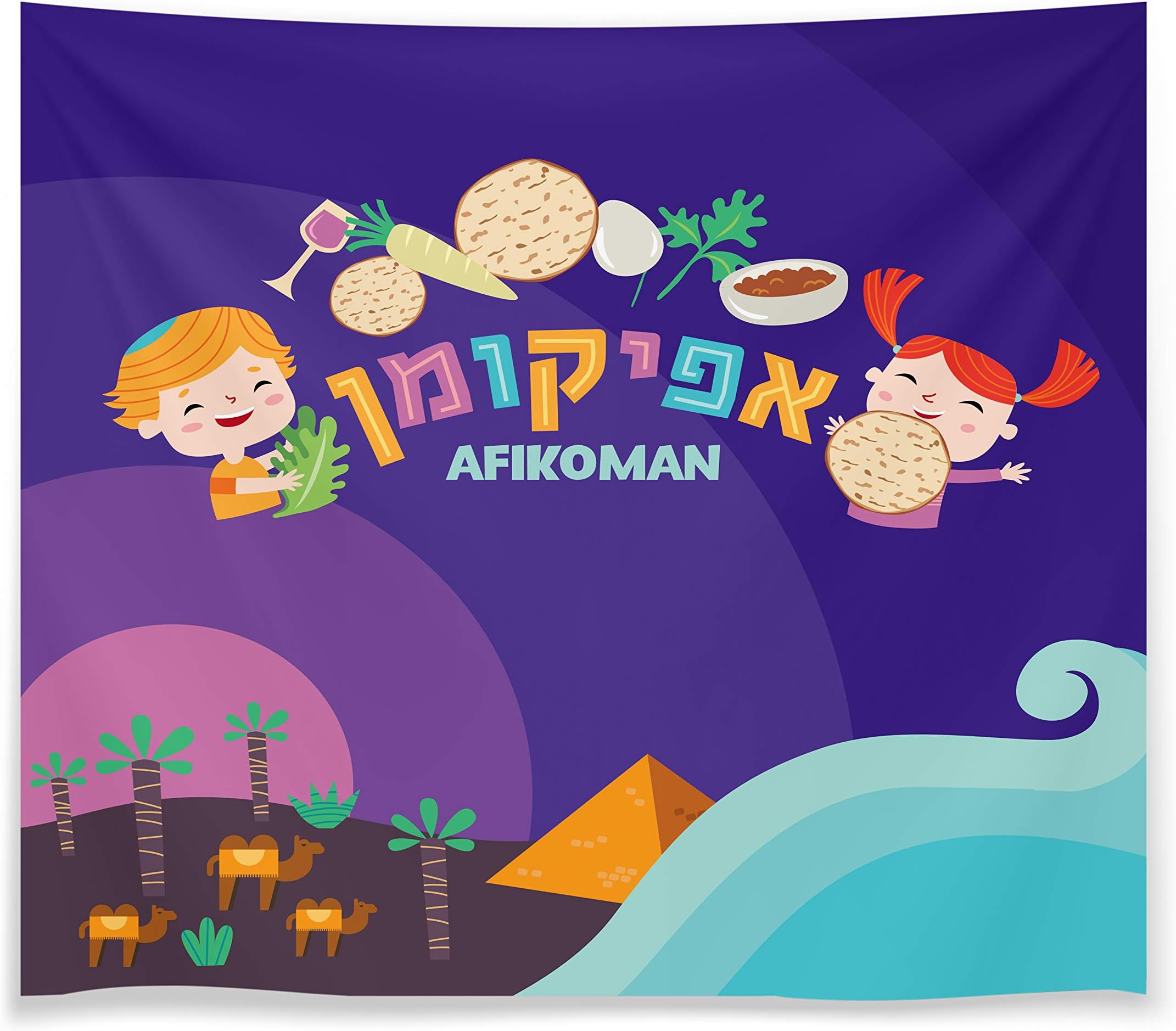 Amazon.com: The Dreidel Company Passover Matzah Cover Matza Bag 3 ...