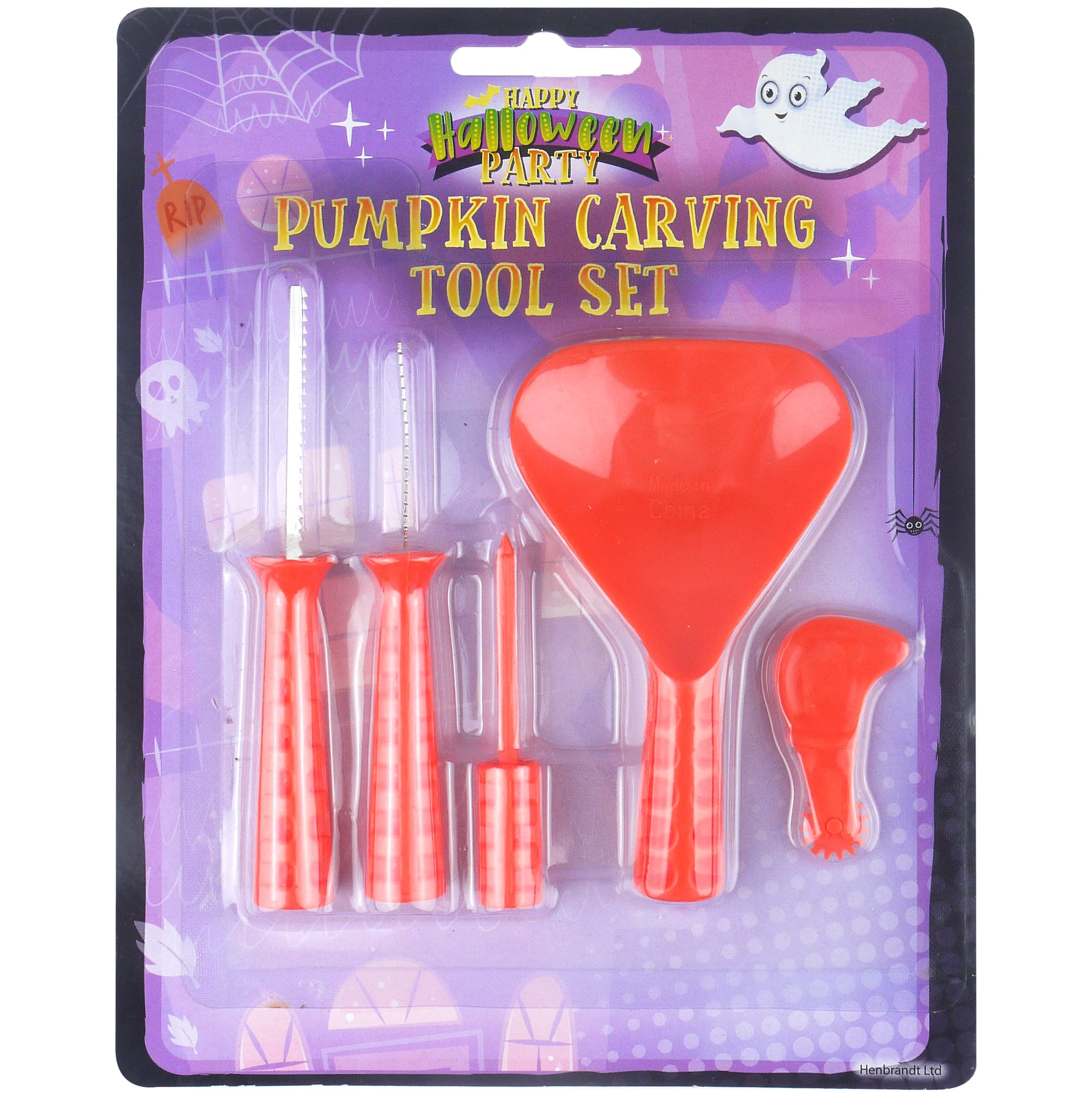 Buystarget Halloween Pumpkin Carving Kit, Pumpkin Carving Tools 5 Piece ...