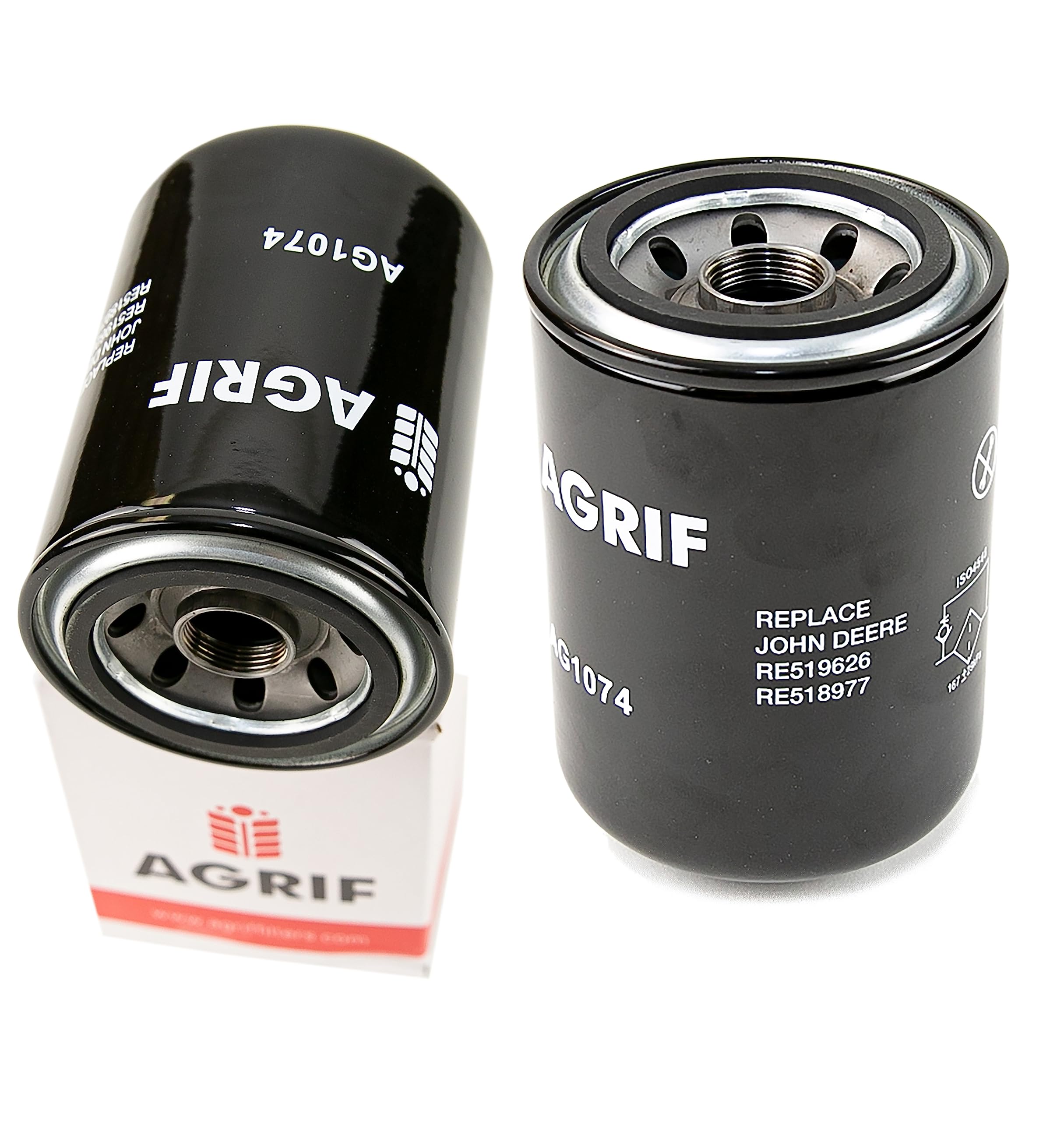 Amazon.com: Agrif Oil Filter Replaces OEM John Deere Tractor Re519626 ...