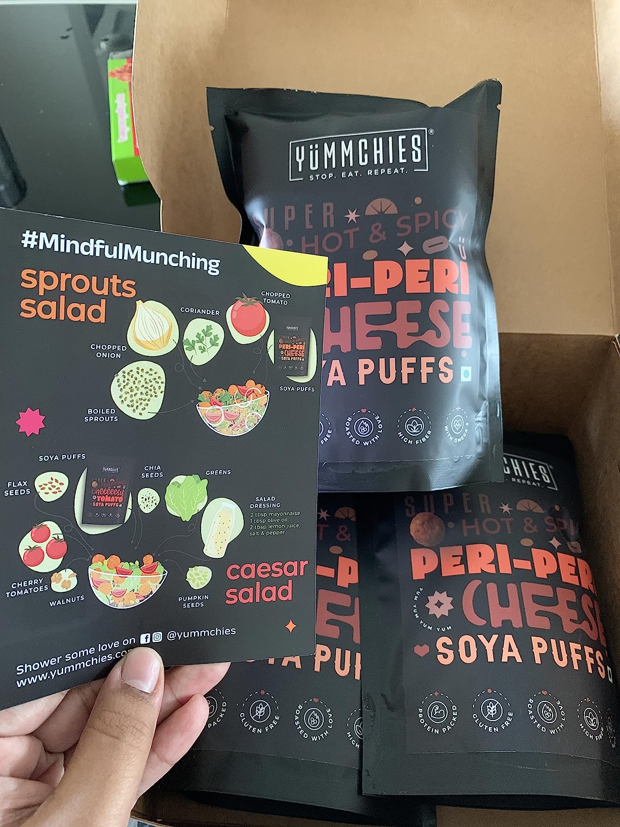 Yummchies Protein-Packed Soy Puffs - Gluten-Free, Non-Fried, High in ...