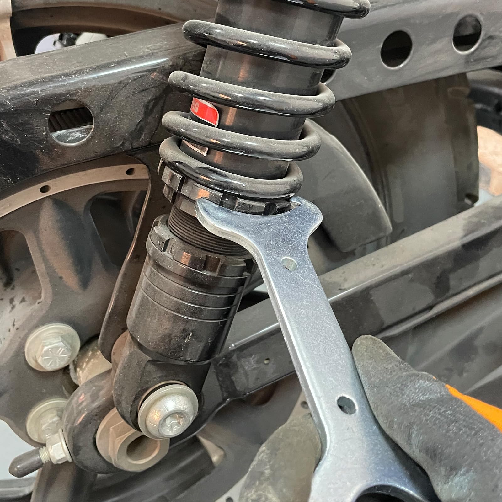 Snapklik.com : Motorcycle Rear Shock Spanner Wrench Adjustment Tool Fit ...