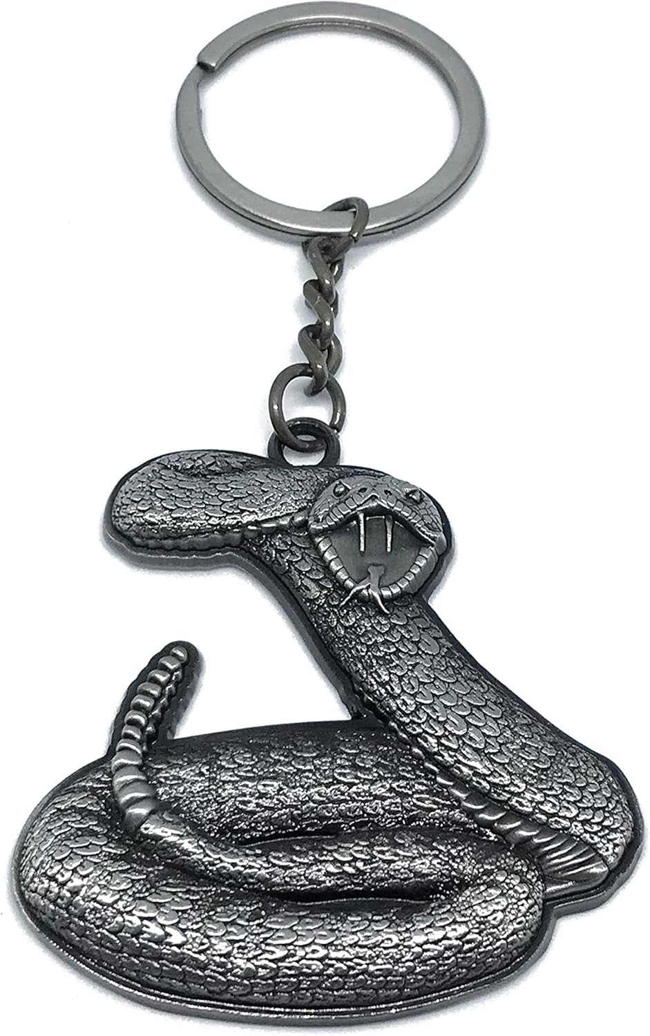 Rattlesnake Diamondback Keychain - Sonoran Desert Pewter Safari Animal ...