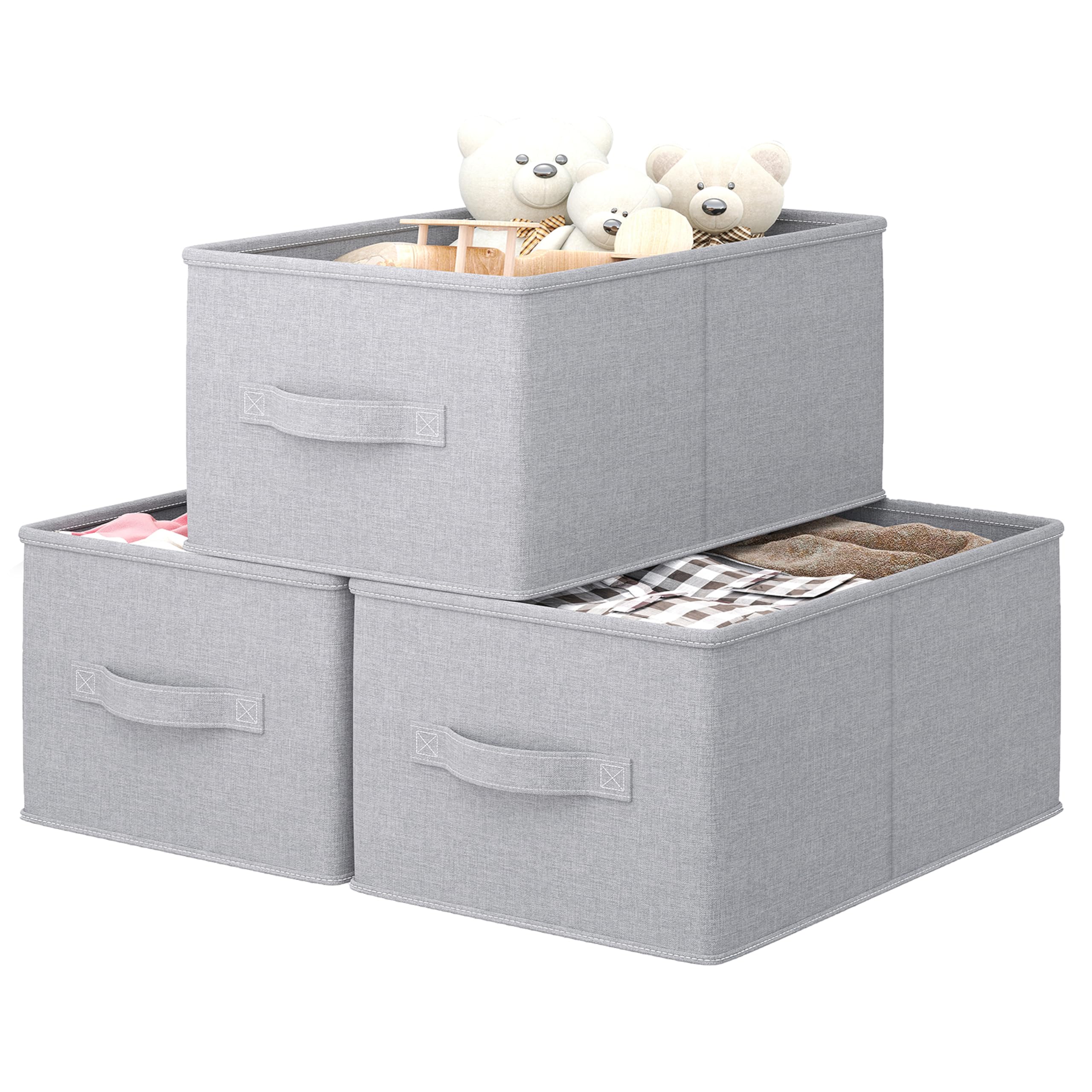Vailando Linen Storage Bins for Home Storage & Organisation- Storage ...