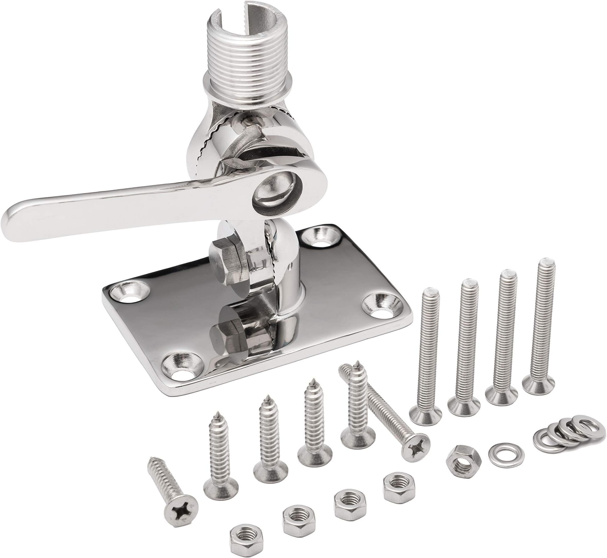 Amazon.com: Calissa Offshore Tackle Marine VHF Antenna Mount ...