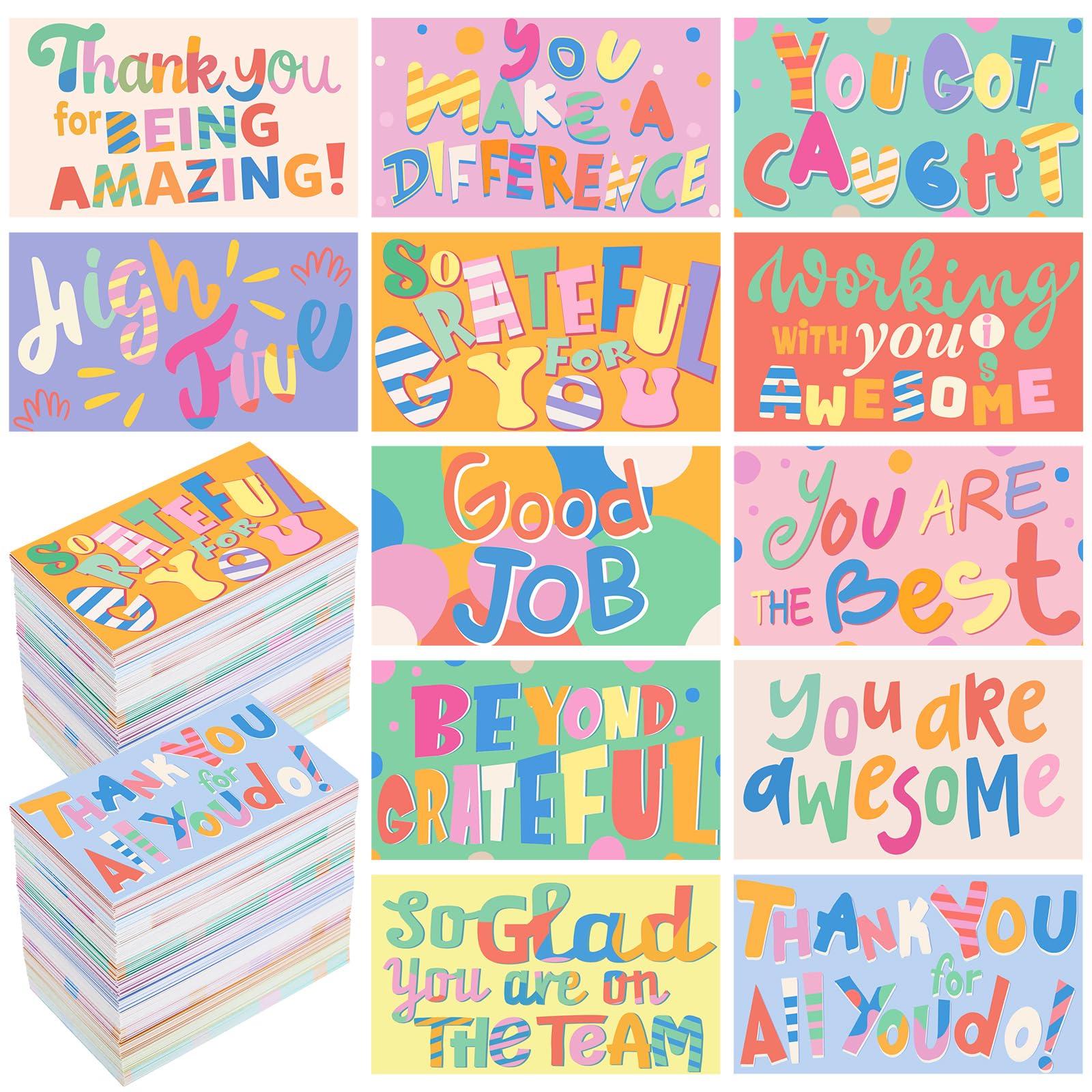 Snapklik.com : Yeaqee 240 Pcs Employee Appreciation Kudos Cards Funny ...