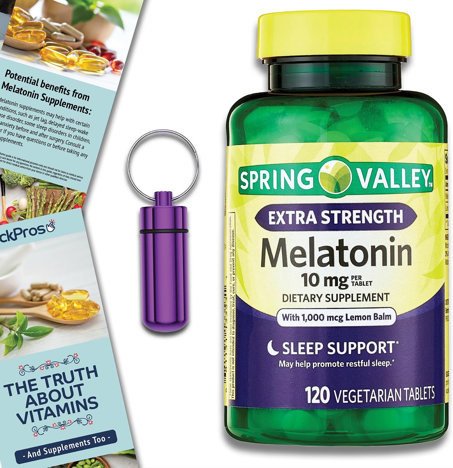 Amazon.com: Spring Valley Extra Strength Melatonin Tablets Dietary ...
