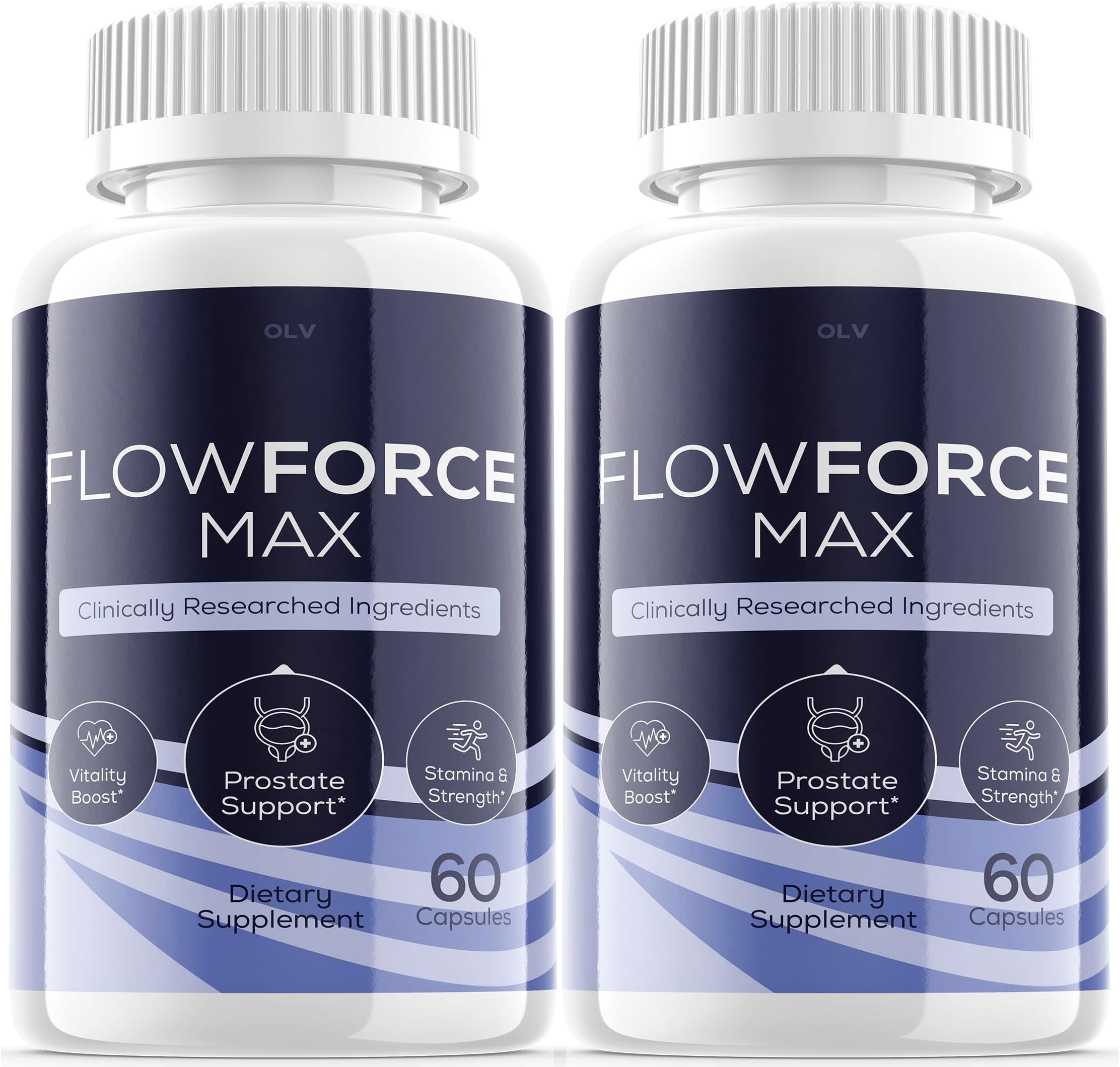 Amazon.com: OLV (2 Pack) Flowforce - Flow Force Max All-Natural 120 Capsules for 60 Days, Flow ...