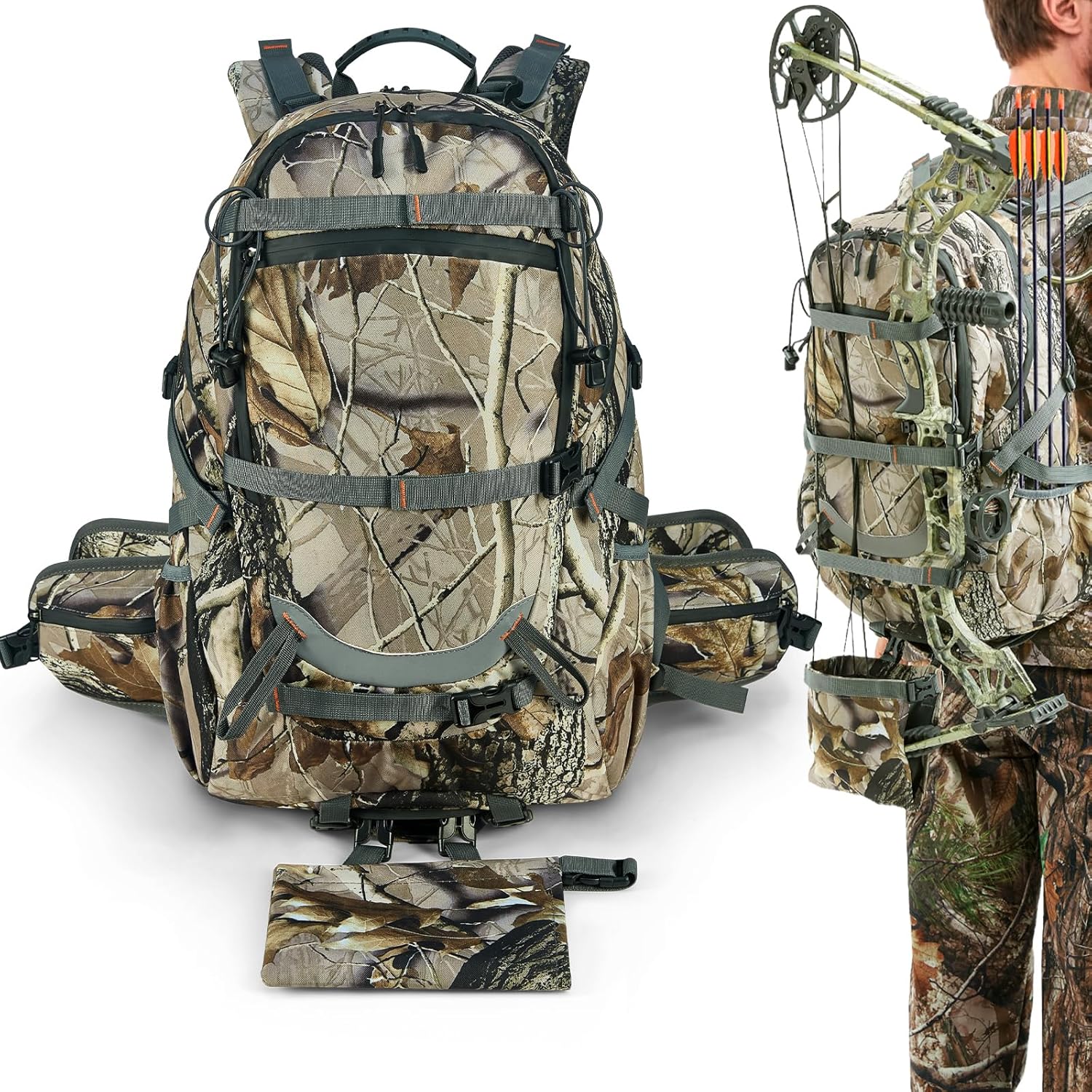 Amazon.com: NEW VIEW Camo Hunting Backpack for Men, 35L Durable Hunting ...