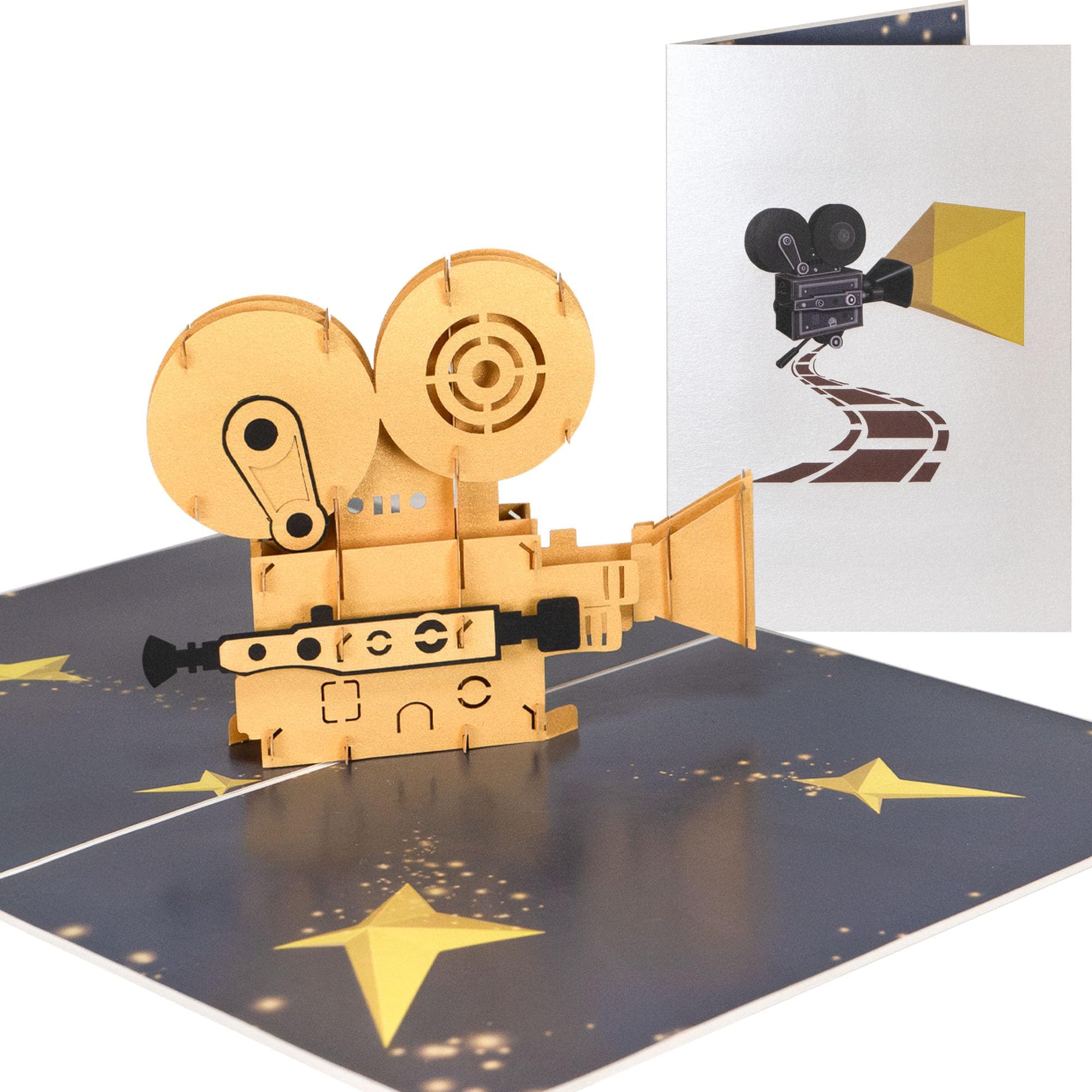 papercrush® Pop-Up Karte Kinogutschein - 3D Gutscheinkarte oder ...