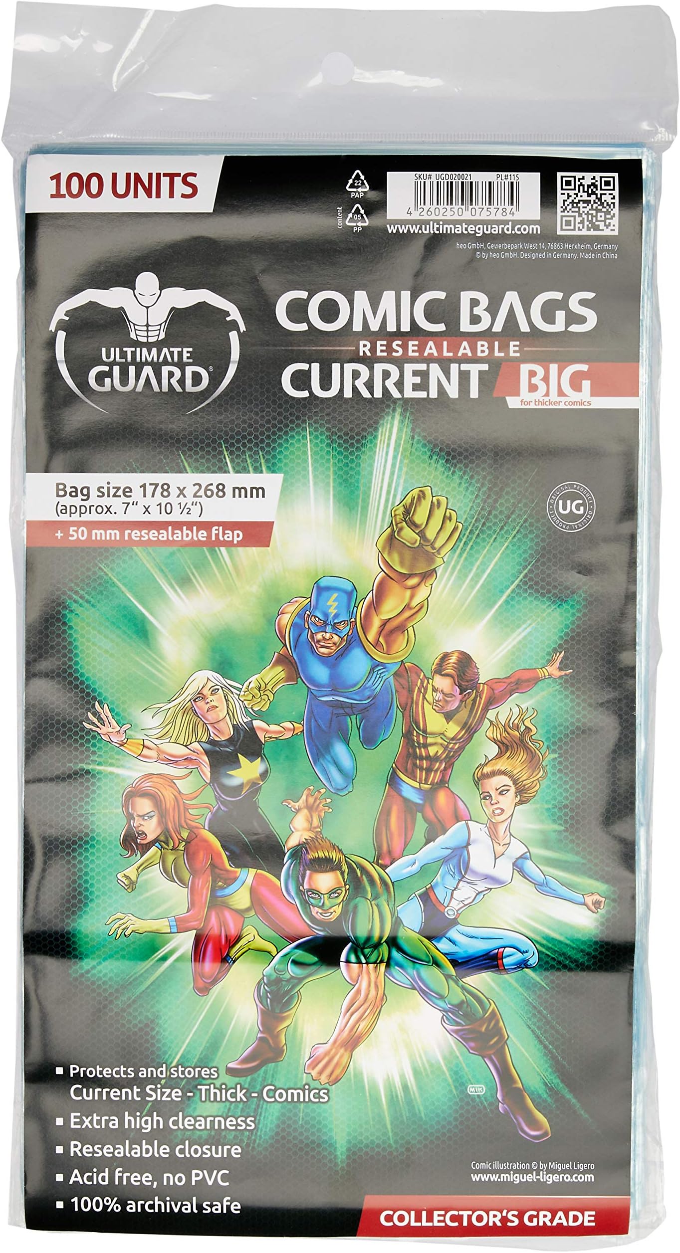 Ultimate Guard Manga Bags Resealable (100) : Amazon.it: Giochi e giocattoli