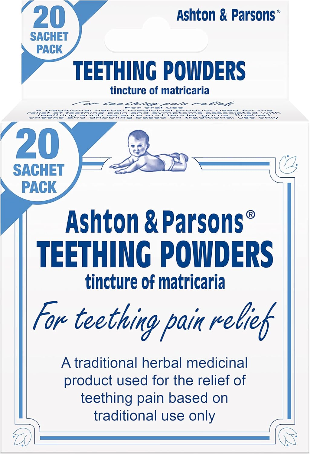 Ashton & Parsons Teething Powders, Used to Soothe Teething Pain and ...