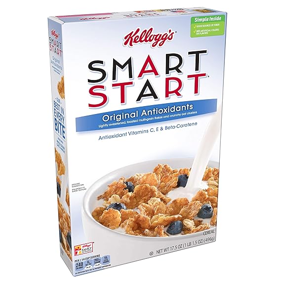 Amazon.com: Kellogg’s Smart Start, Breakfast Cereal, Original ...