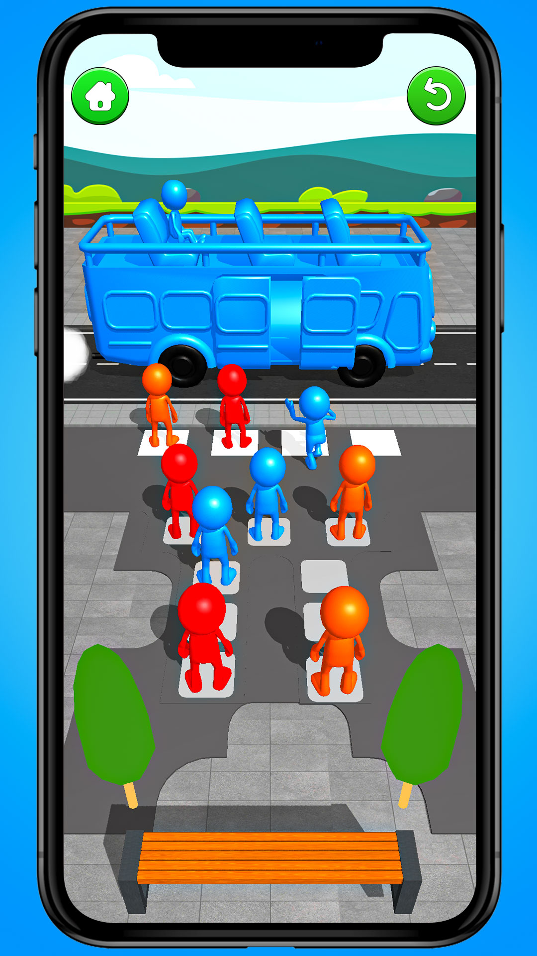 Bus Jam! Color Sorting Puzzle Traffic Escape Jam Passenger Sort Game ...