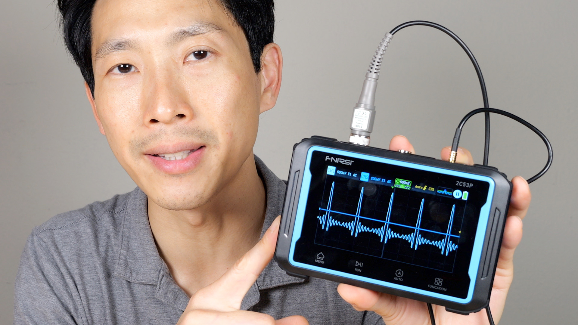 Watch FNIRSI 50MHz Scope, Fn Gen, and DMM on Amazon Live