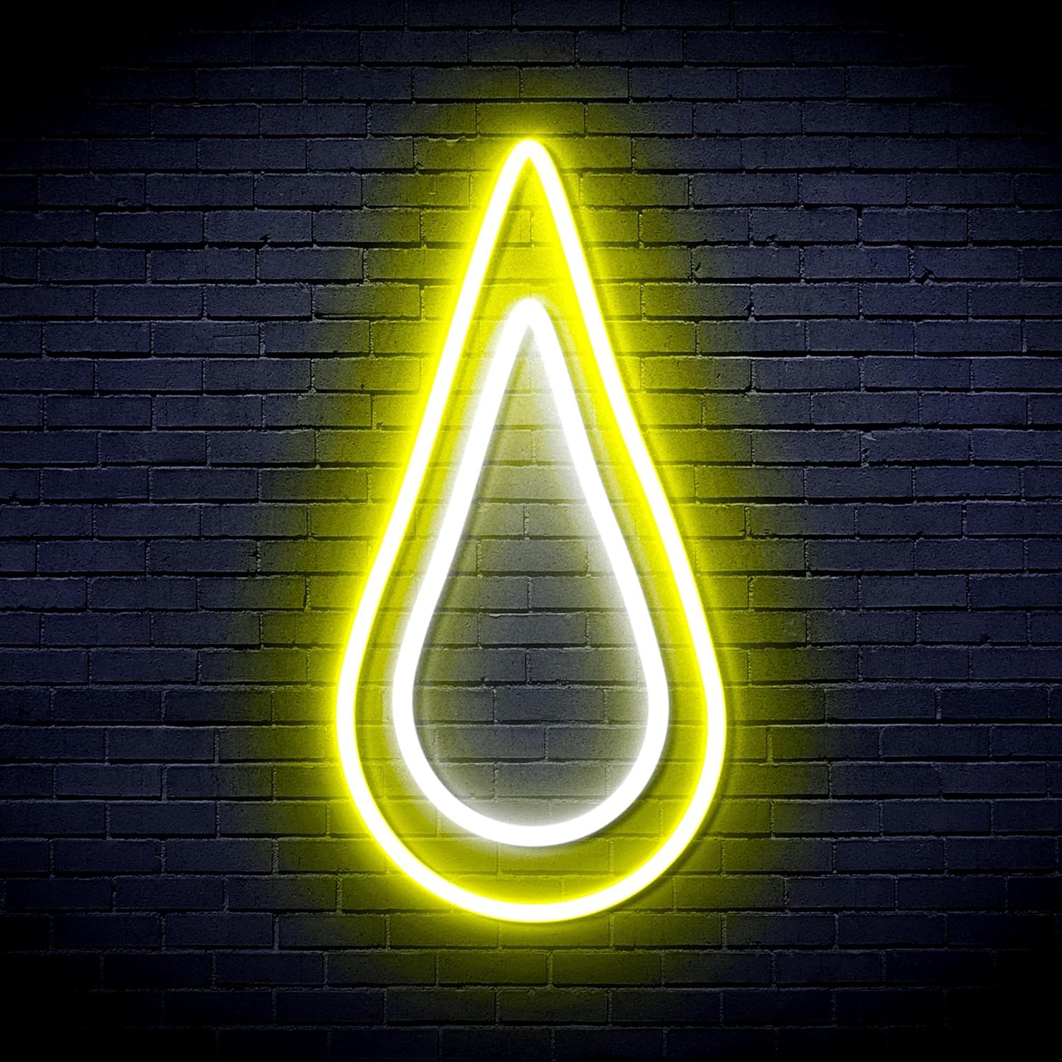 Amazon.com : ADVPRO Rain Droplet Flex Silicone LED Neon Sign - White ...