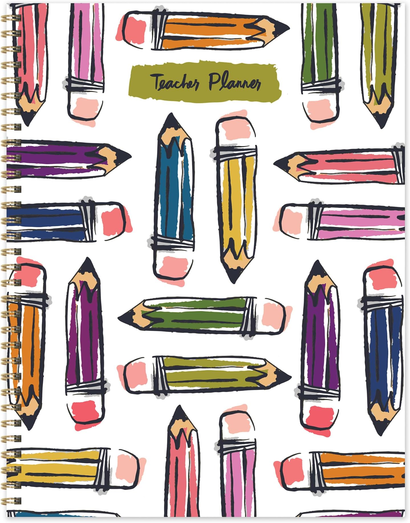 Amazon.com : TF Publishing Large Undated Pencils Teacher & Homeschool ...