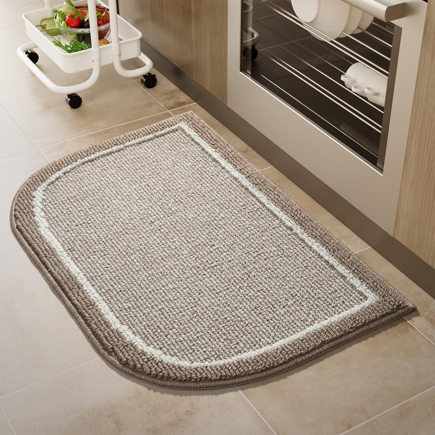 Amazon.com: Ritz Solid Accent Rug: 18" x 30" Stain Resistant Kitchen or ...