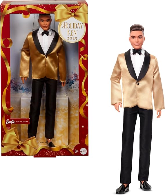 Amazon.com: Barbie Signature 2025 Holiday Light Brown Hair Ken ...