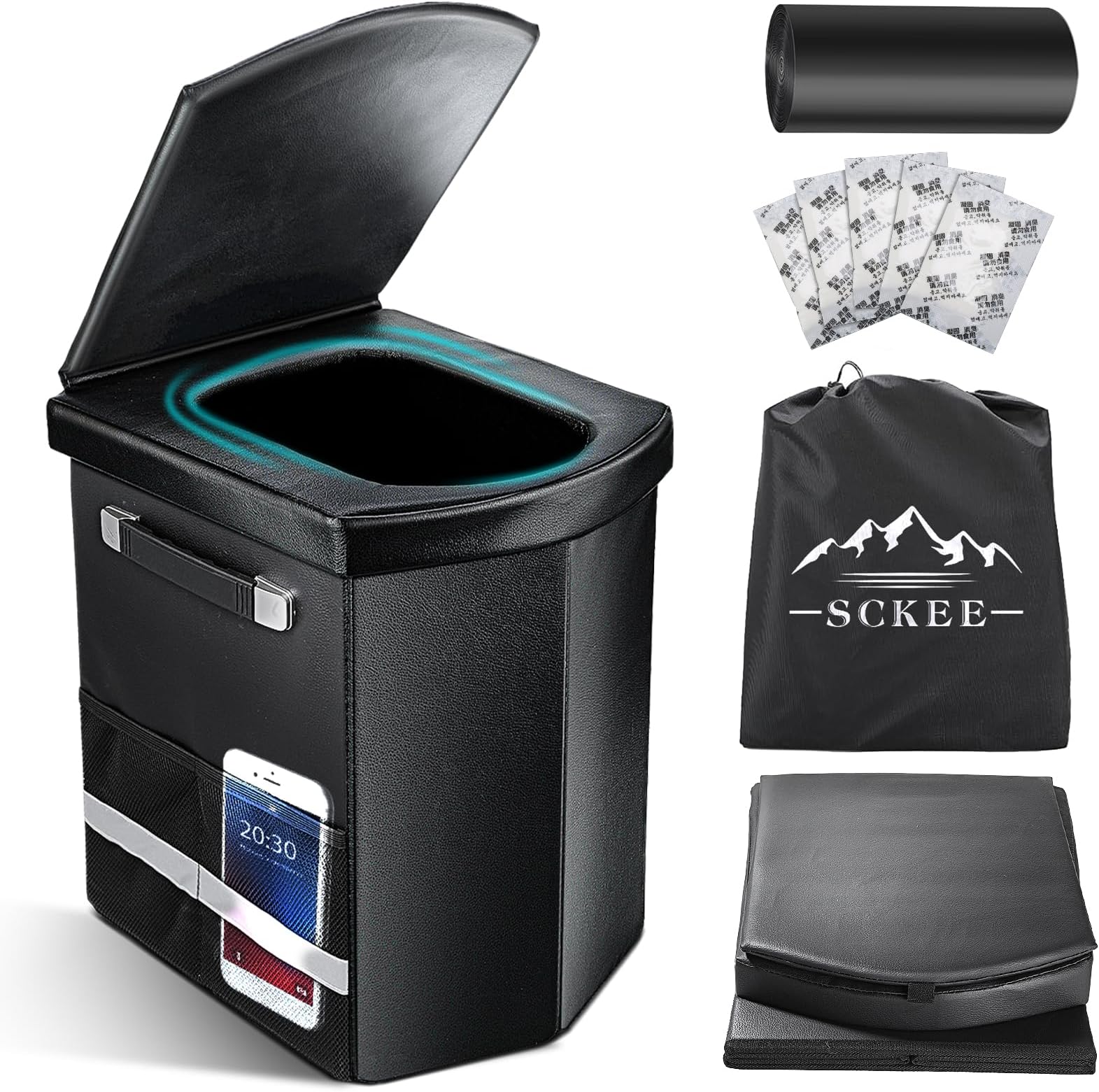 Amazon.com: Upgrade XXXL Portable Toilet for Camping, Extra Large ...