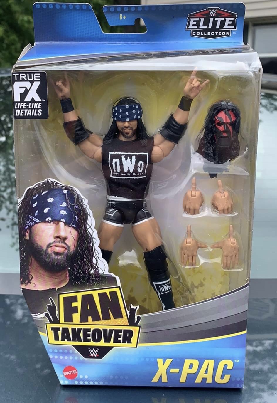 Amazon.com: Mattel WWE X-Pac Fan TakeOver 6-in Elite Action Figure with ...