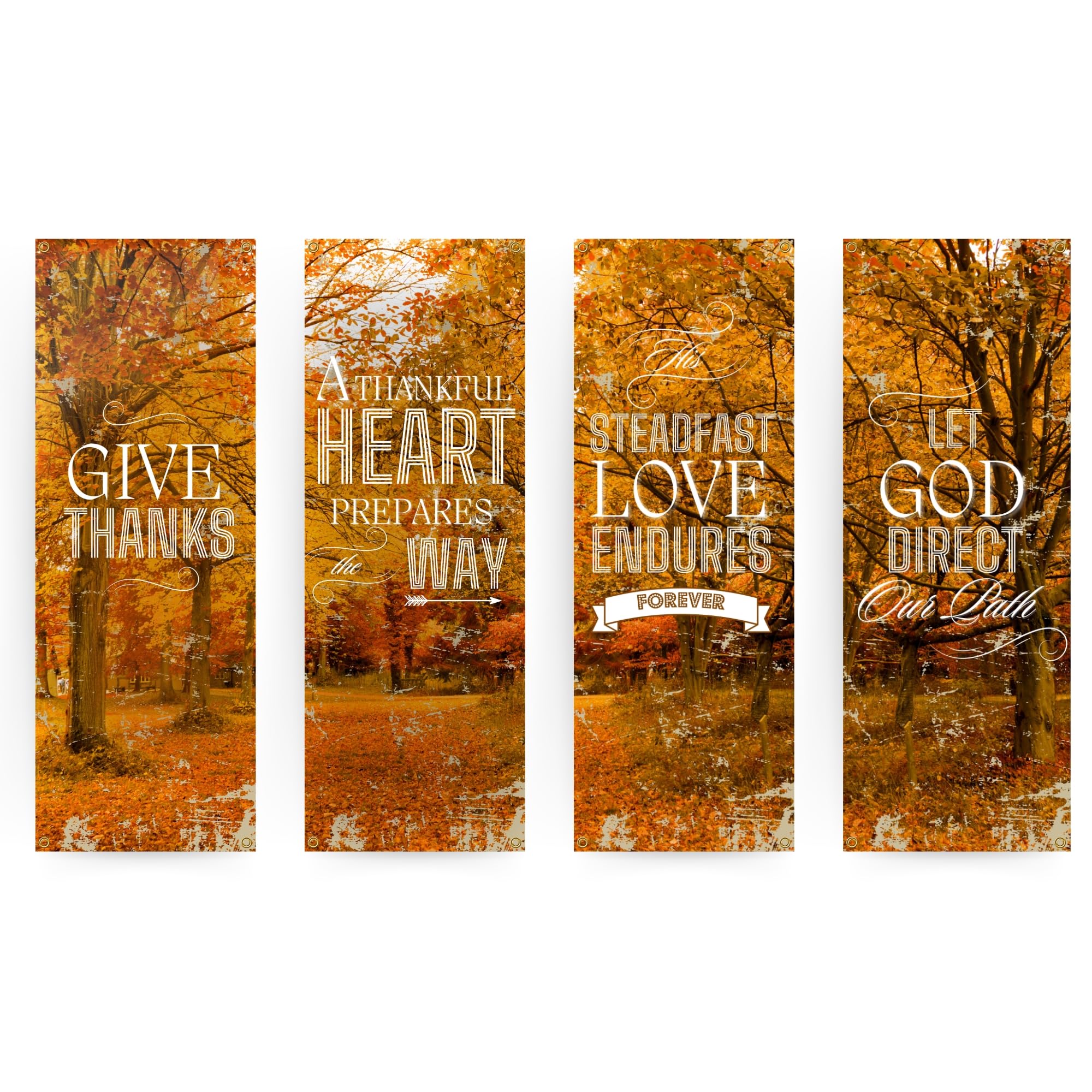 Amazon.com: BaloeDesigns Sets of 4 Church Banners for Sanctuary Wall ...