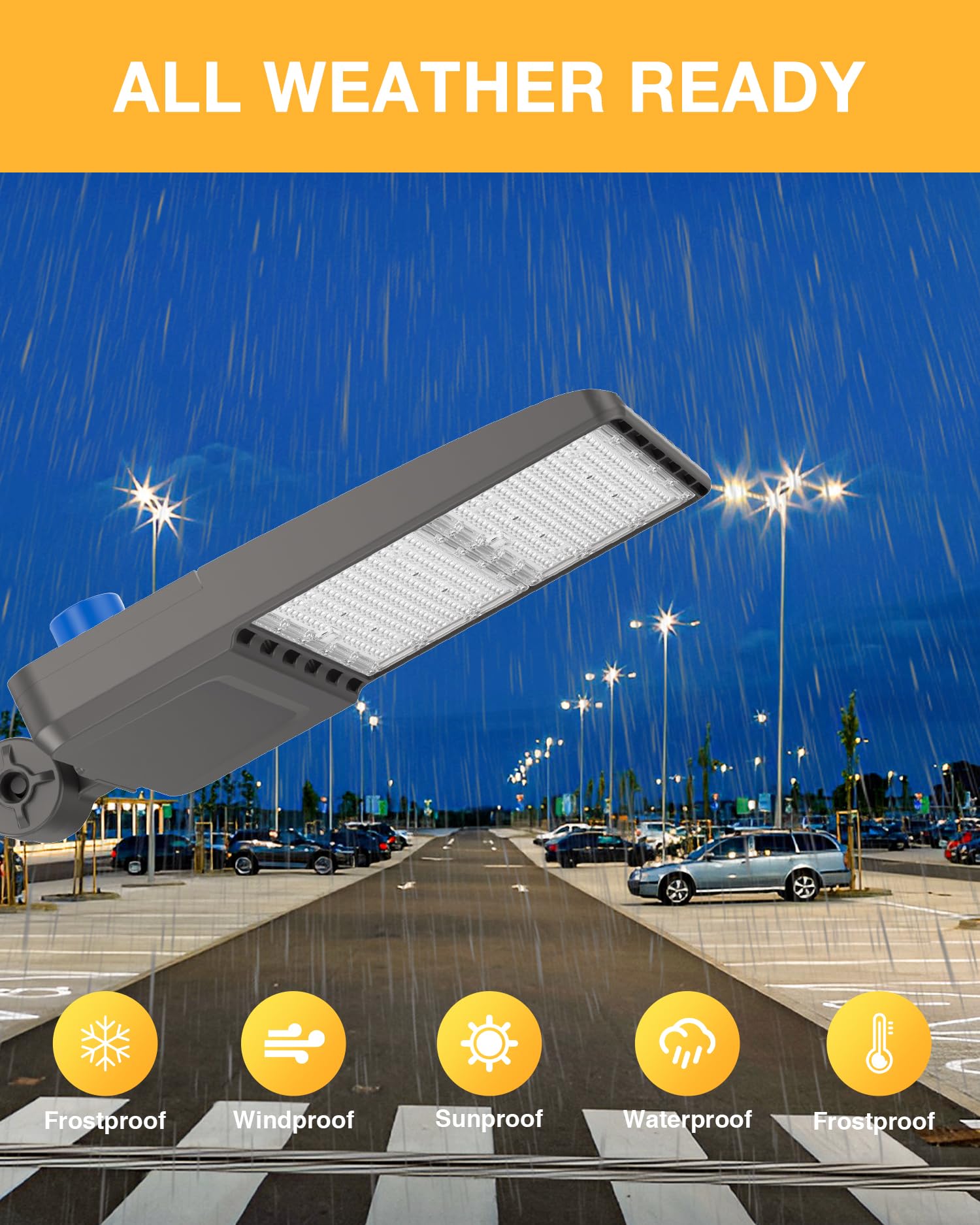 Snapklik.com : JC-LGL 480V LED Parking Lot Light, 300W LED Shoebox ...