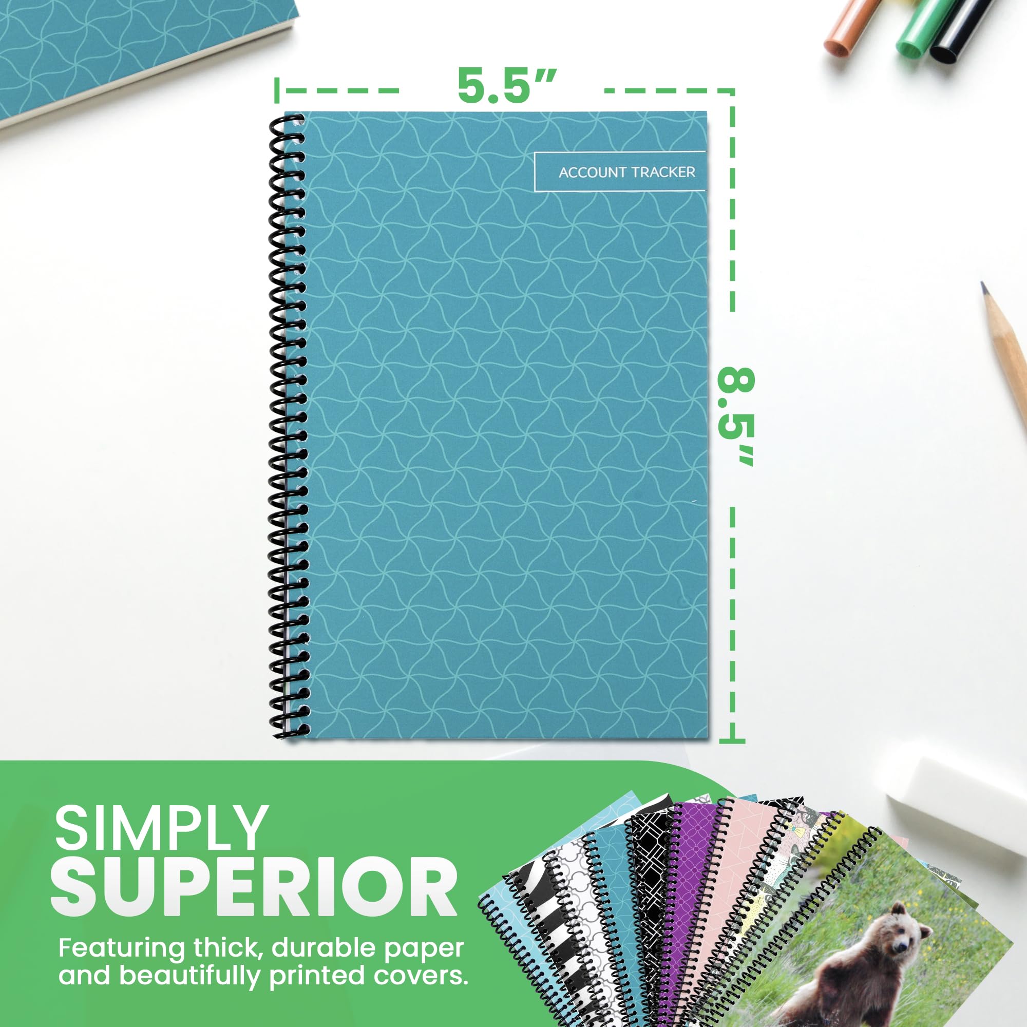 Snapklik.com : The Superior Registers Premium Check Book Register ...