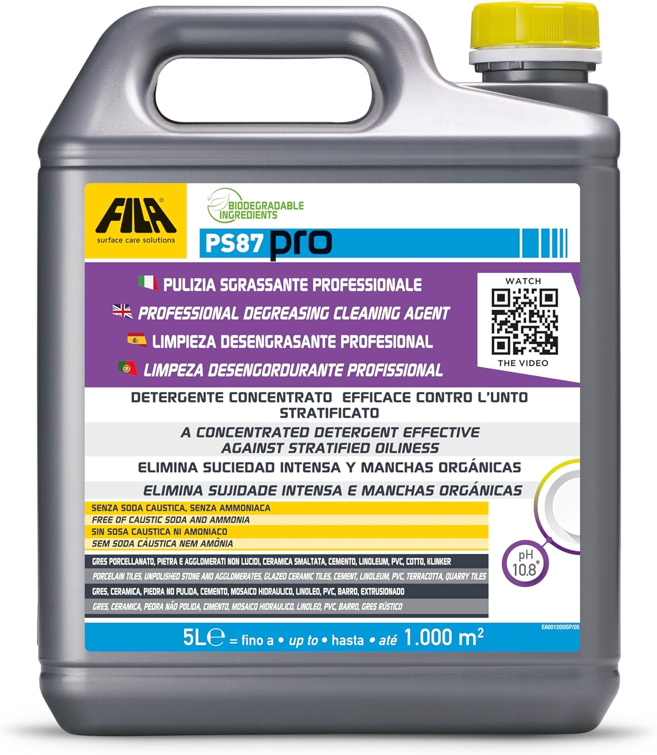 FILA Surface Care Solutions PS87 PRO Degreaser and Wax Cleaner PS87 Pro ...