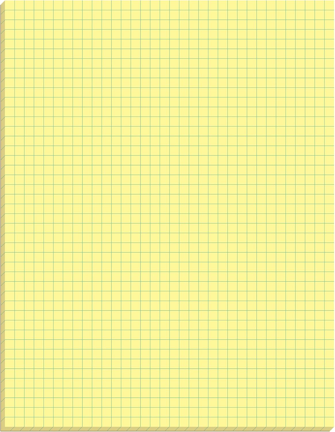 Amazon.com : TOPS Quadrille Pad, Gum-Top, 8-1/2 x 11 Inches, Quad Rule ...