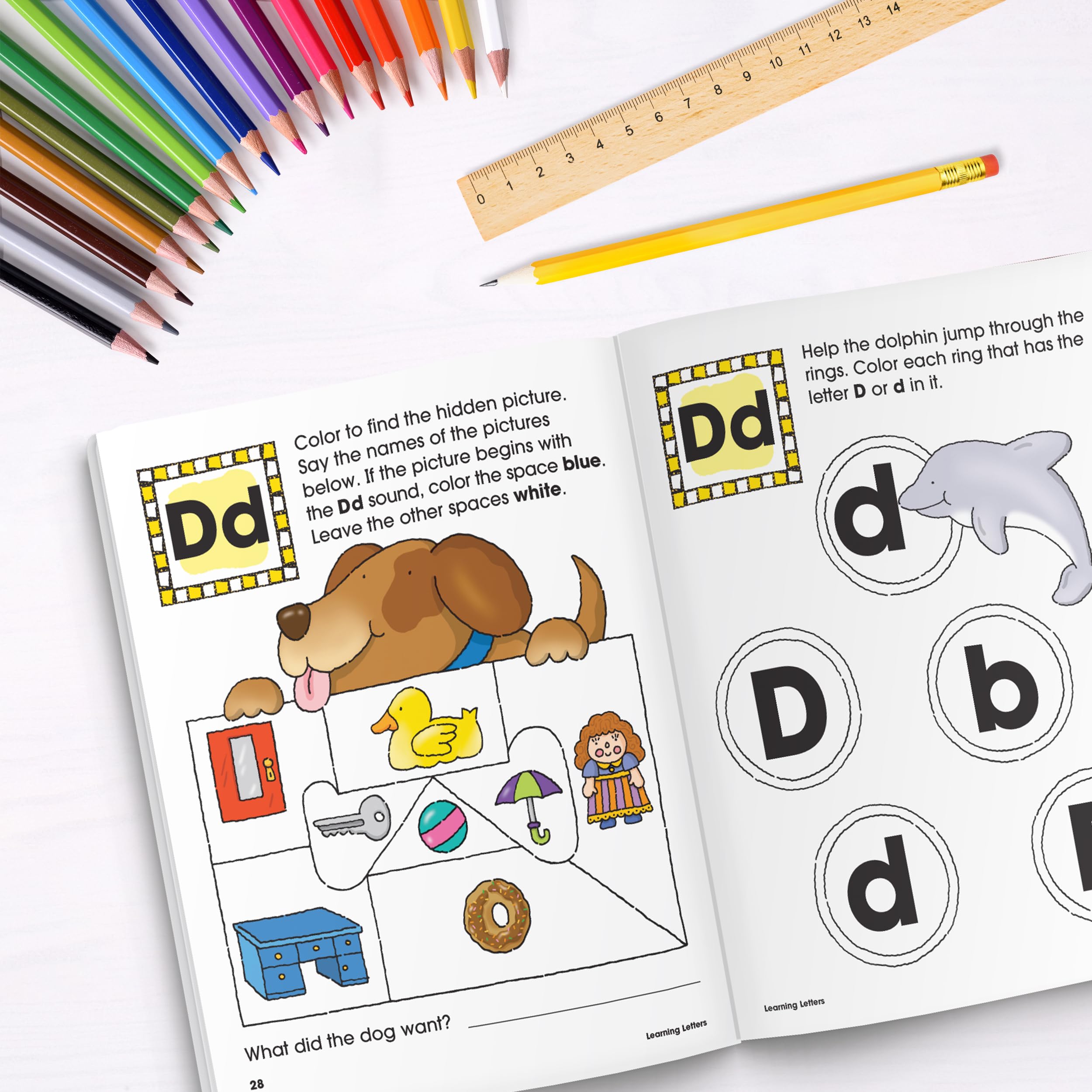 Snapklik.com : Spectrum Learning Letters Preschool Workbooks, Ages 4 To ...