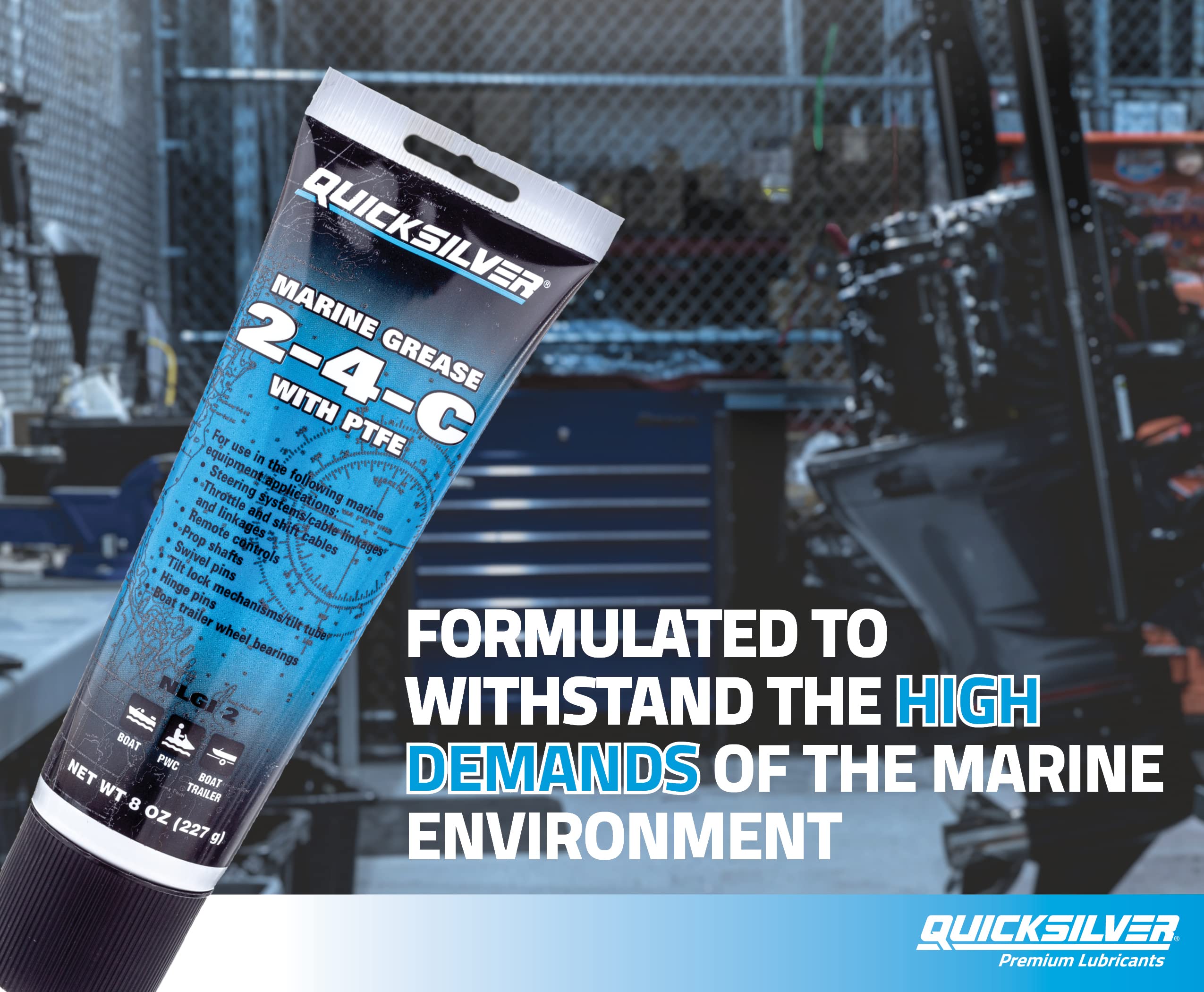 Snapklik.com : Quicksilver 802859Q1 2-4-C Marine Grease