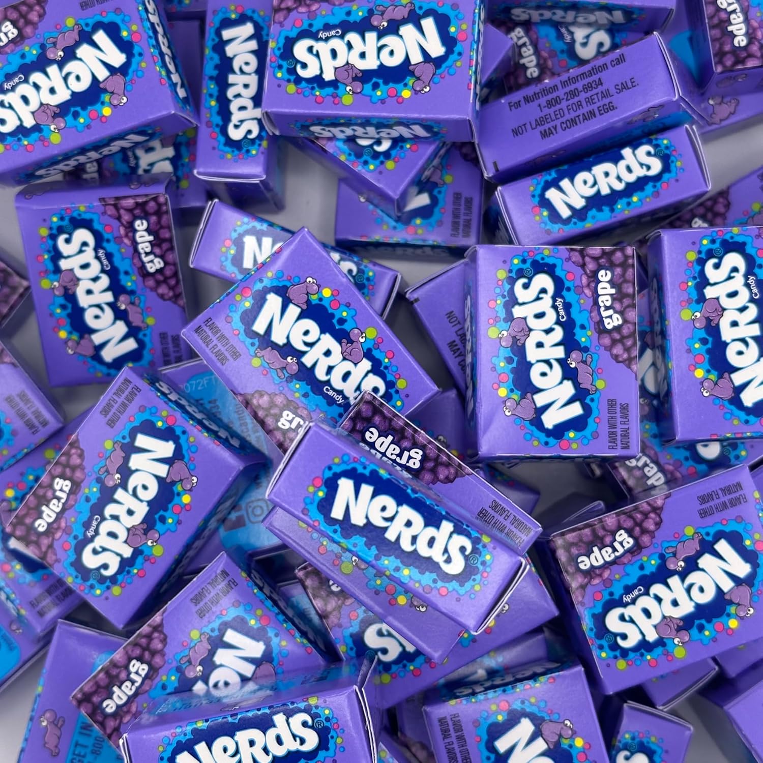 Amazon.com : Nerds Grape Treatsize Candy Bulk 2LB Bag of Grape Nerds ...