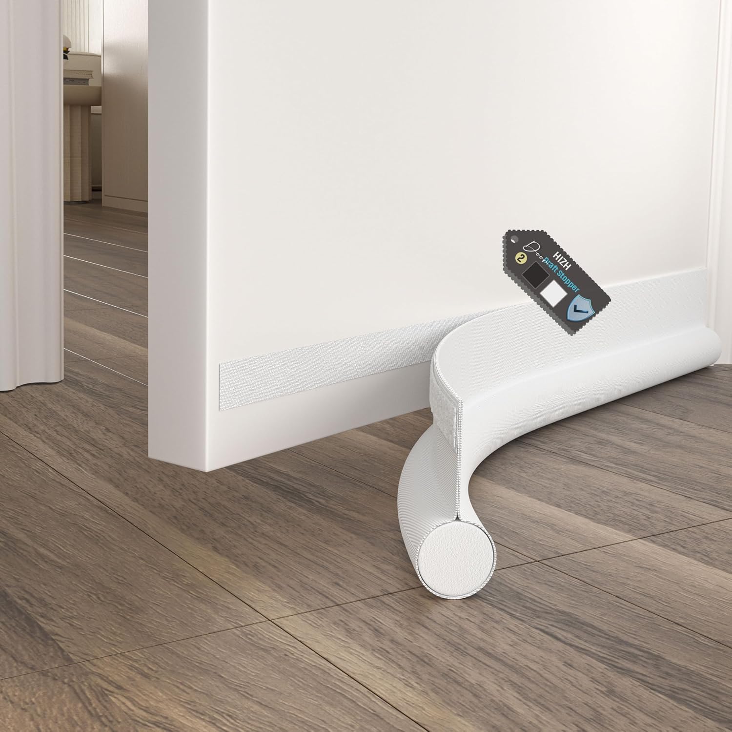 Draught excluder,Adjustable 36.6" Draft Excluder for Doors,Quick ...