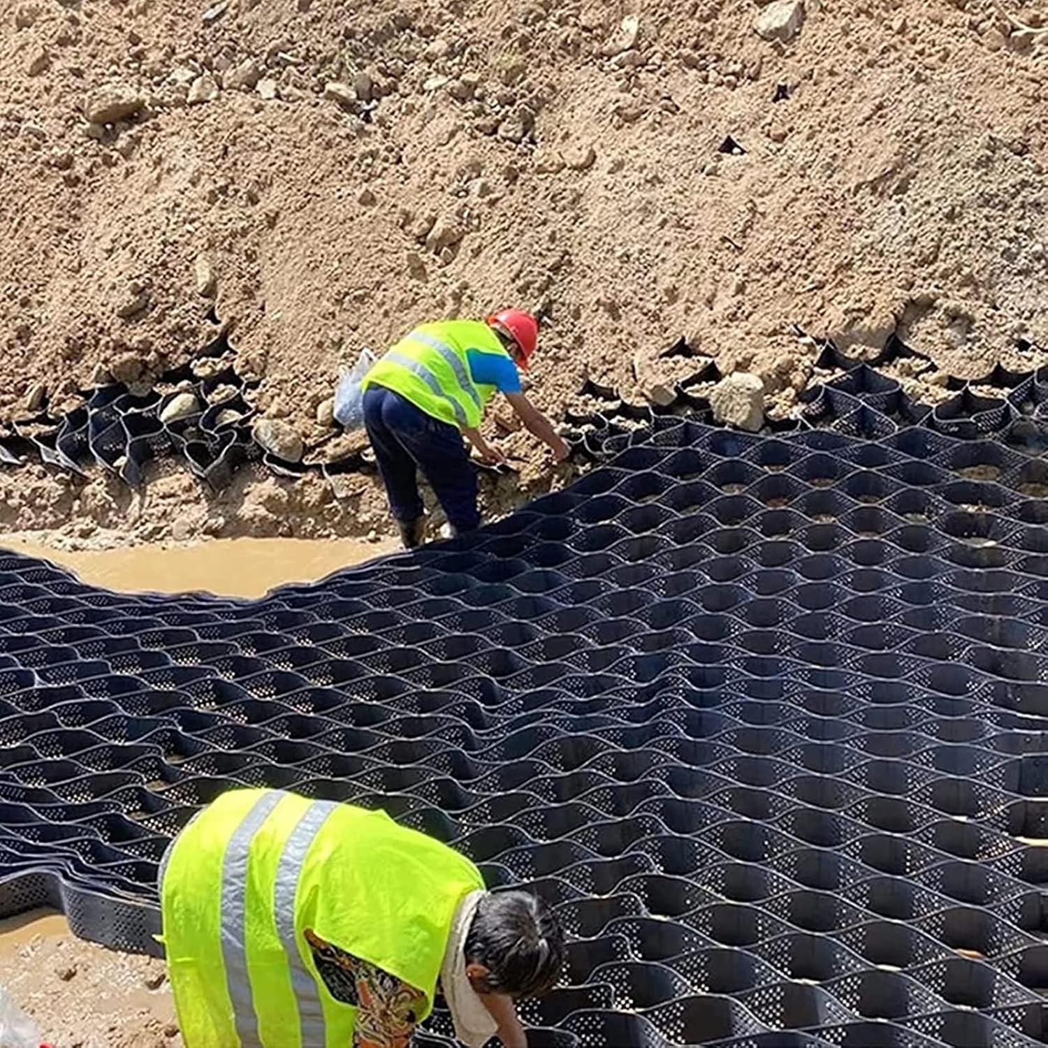 Amazon.com : Gravel Ground Grid Geogrid Driveway, Gravel Grid Heavy ...