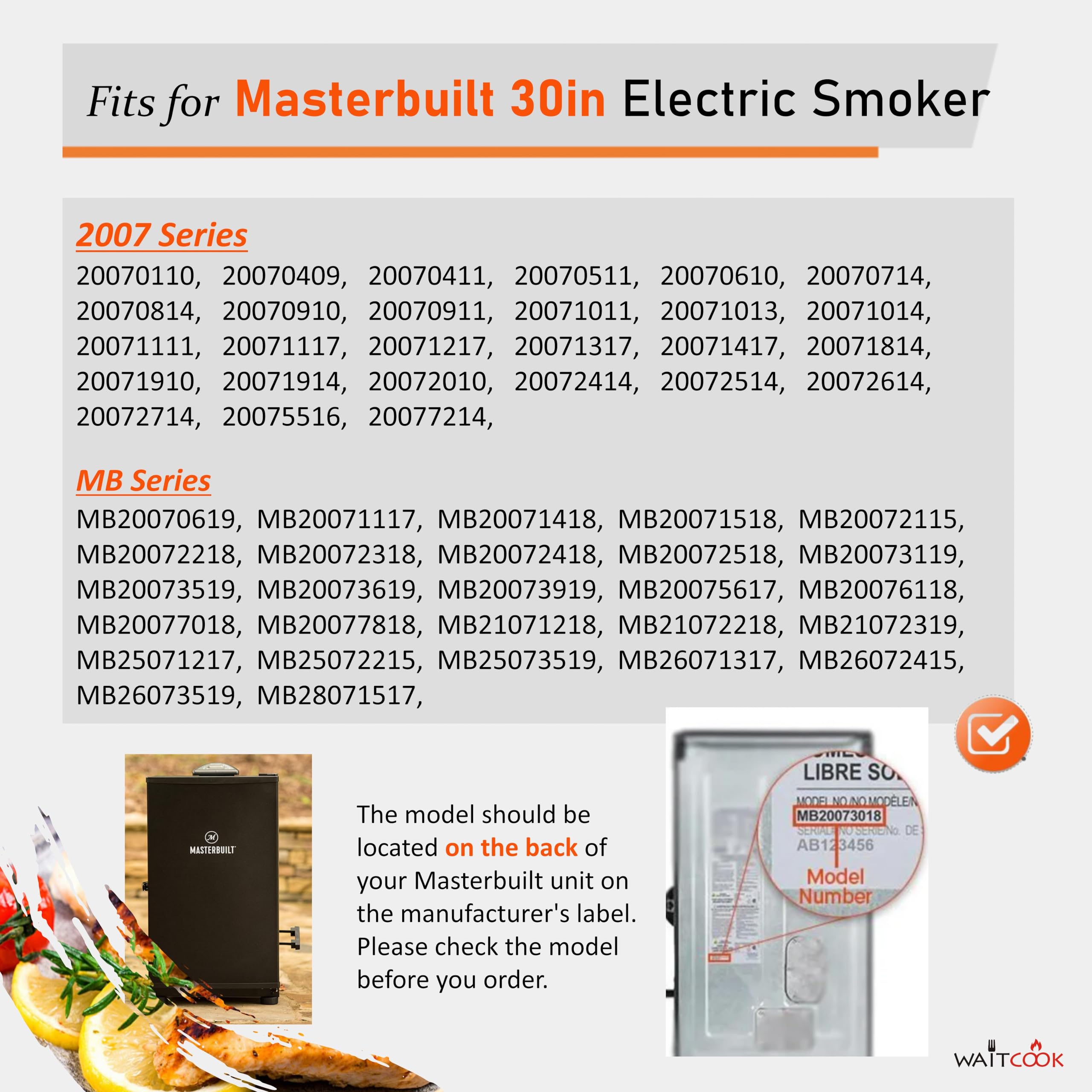 Snapklik.com : Replacement Electric Smoker 800 Watts Heating Element ...