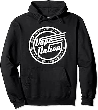 Amazon.com: Vape Life Hoodie - Vape Nation - United We Stand Sweater ...