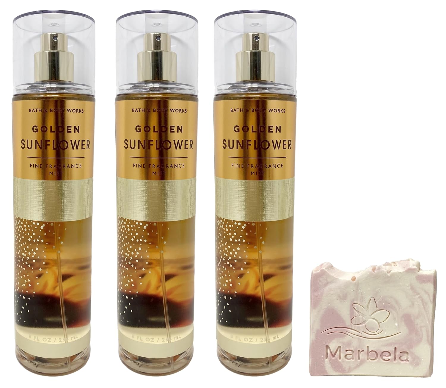 Amazon.com : Bath & Body Works Golden Sunflower Fine Fragrance Mist 3 ...