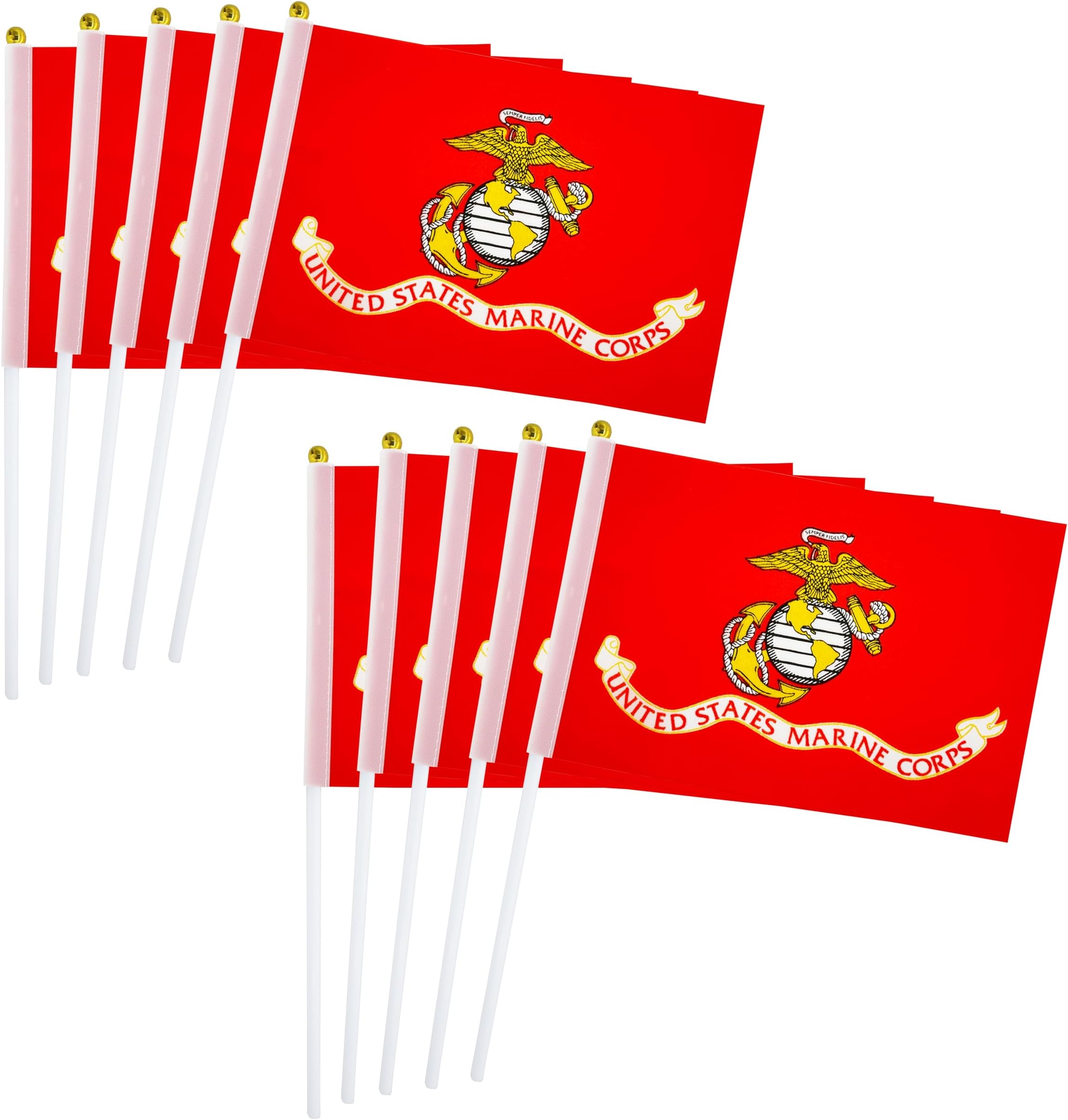 Amazon.com : Marine Corps Miniature Flag (4 in. x 6 in.) : Outdoor ...