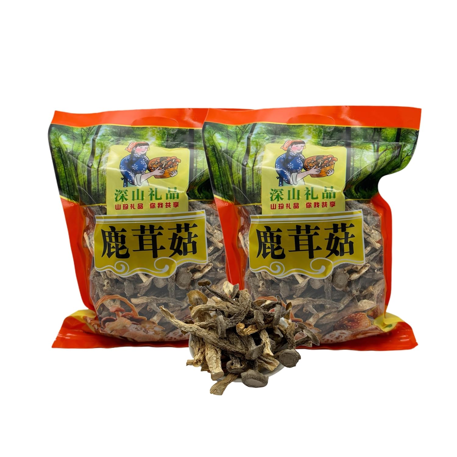 Amazon.com: Dried Pilose Antler Mushroom (Pack of 2 (24oz）) : Grocery ...