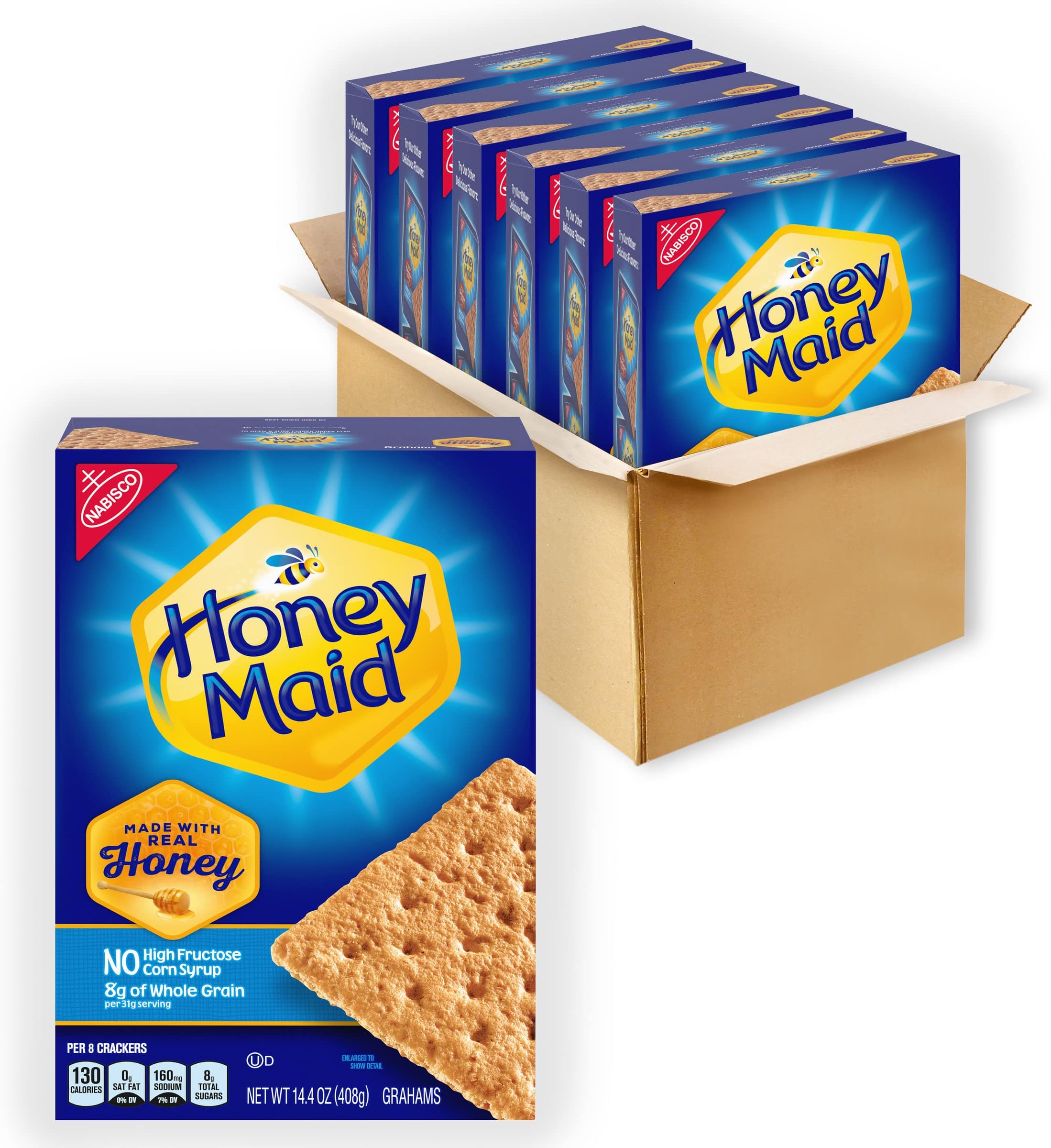 Amazon.com: Honey Maid Graham Crackers, 6 - 14.4 oz Boxes