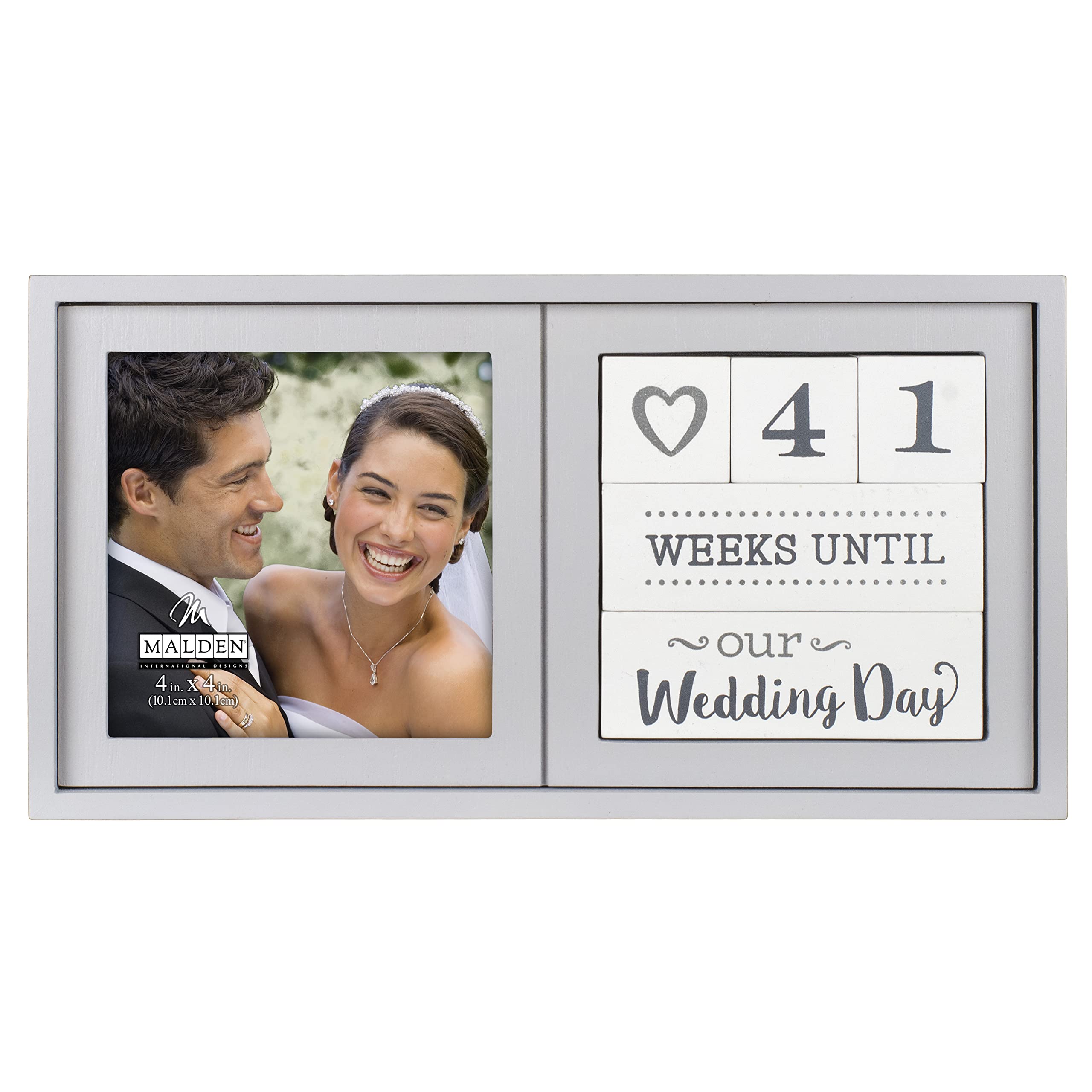 Snapklik.com : International Designs Wedding Countdown Calendar 4x4 ...