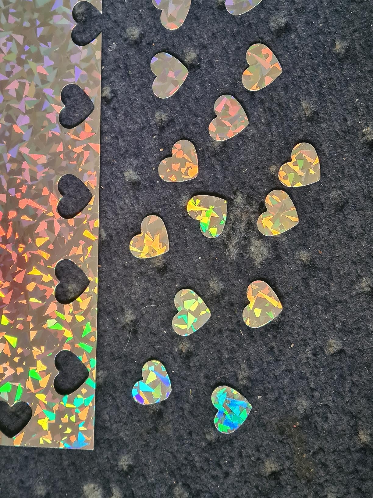 STRBOXONG A4 Holographic Shattered Glass Card 250gsm 297mm x 210mm ...