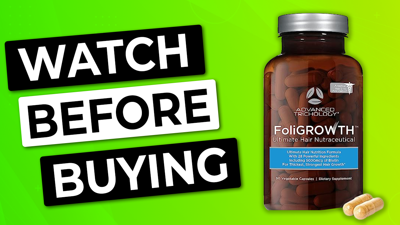 Watch Watch Before Buying! Foligrowth Hair Growth Supplement on Amazon Live
